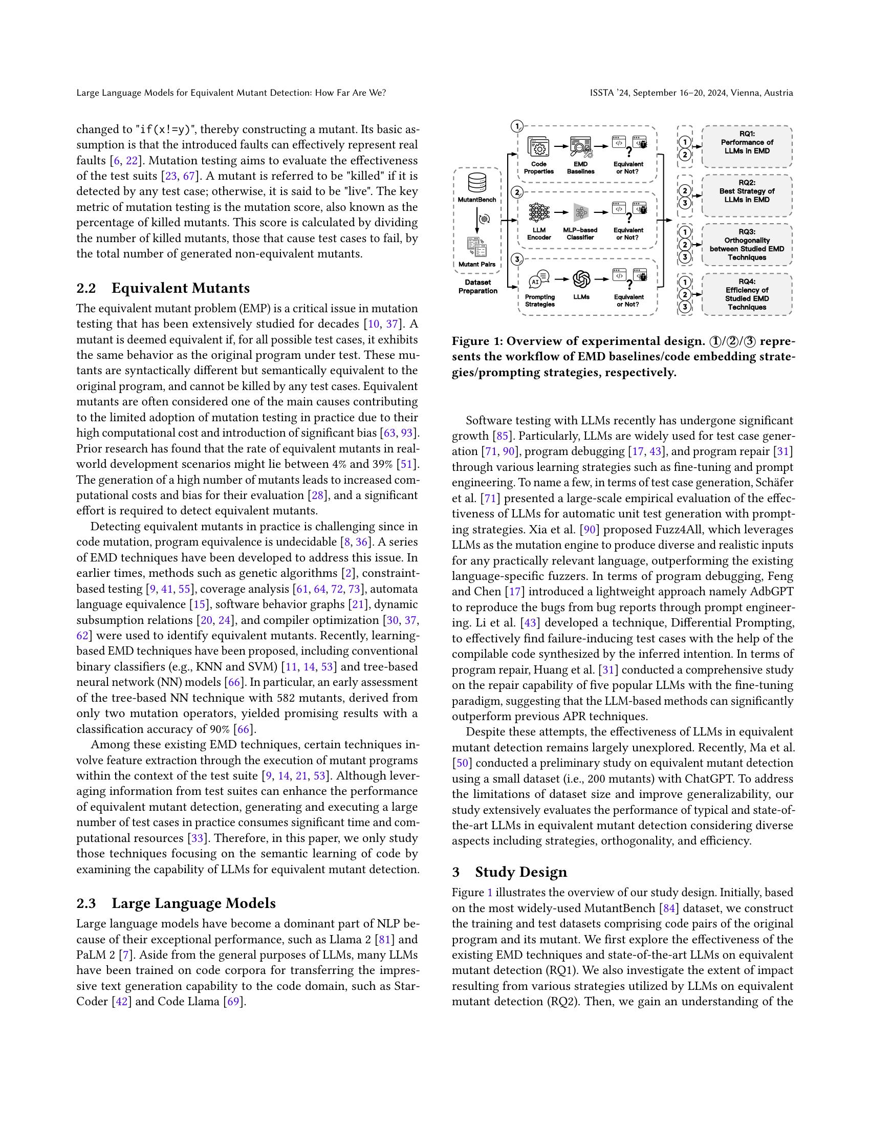 Large Language Models for Equivalent Mutant Detection: How Far Are We? - 智源社区论文
