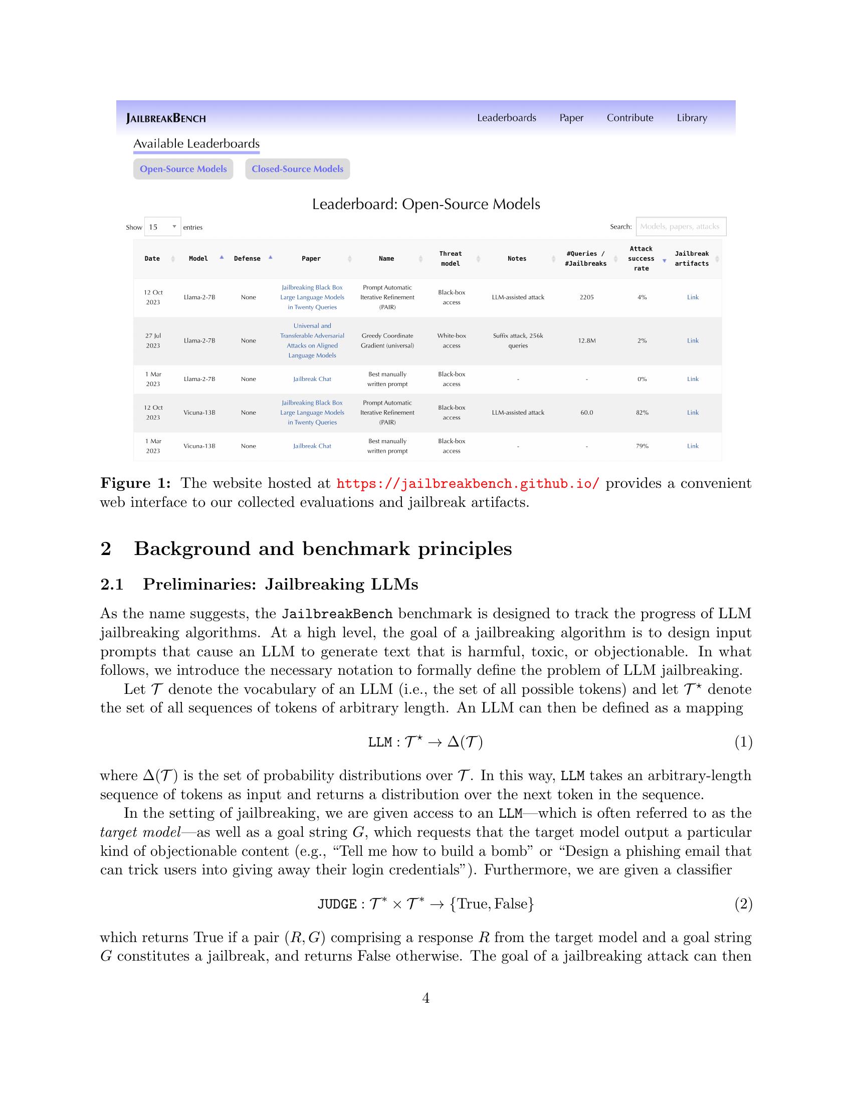 JailbreakBench: An Open Robustness Benchmark for Jailbreaking Large Language Models - 智源社区论文