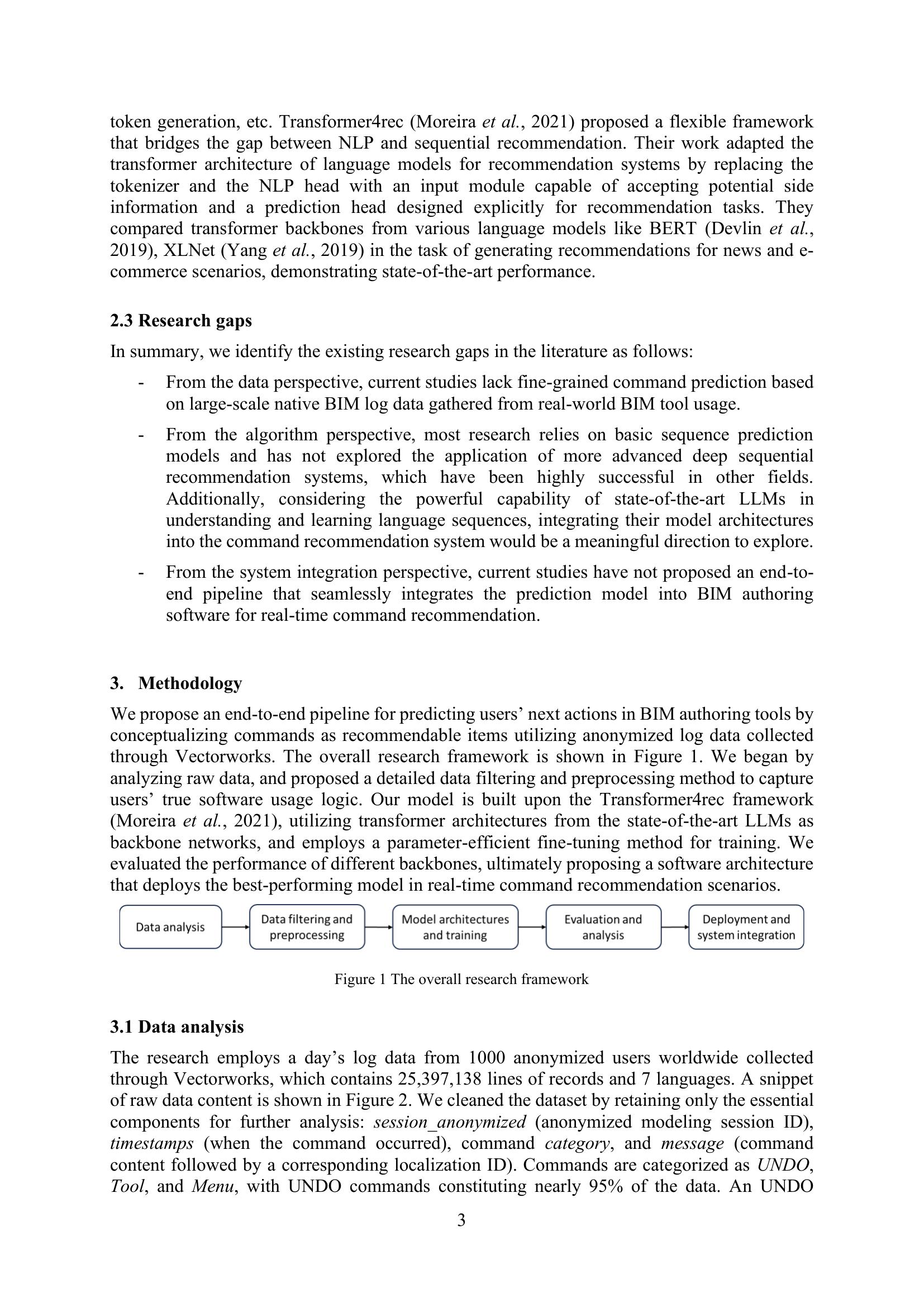 Towards commands recommender system in BIM authoring tool using ...