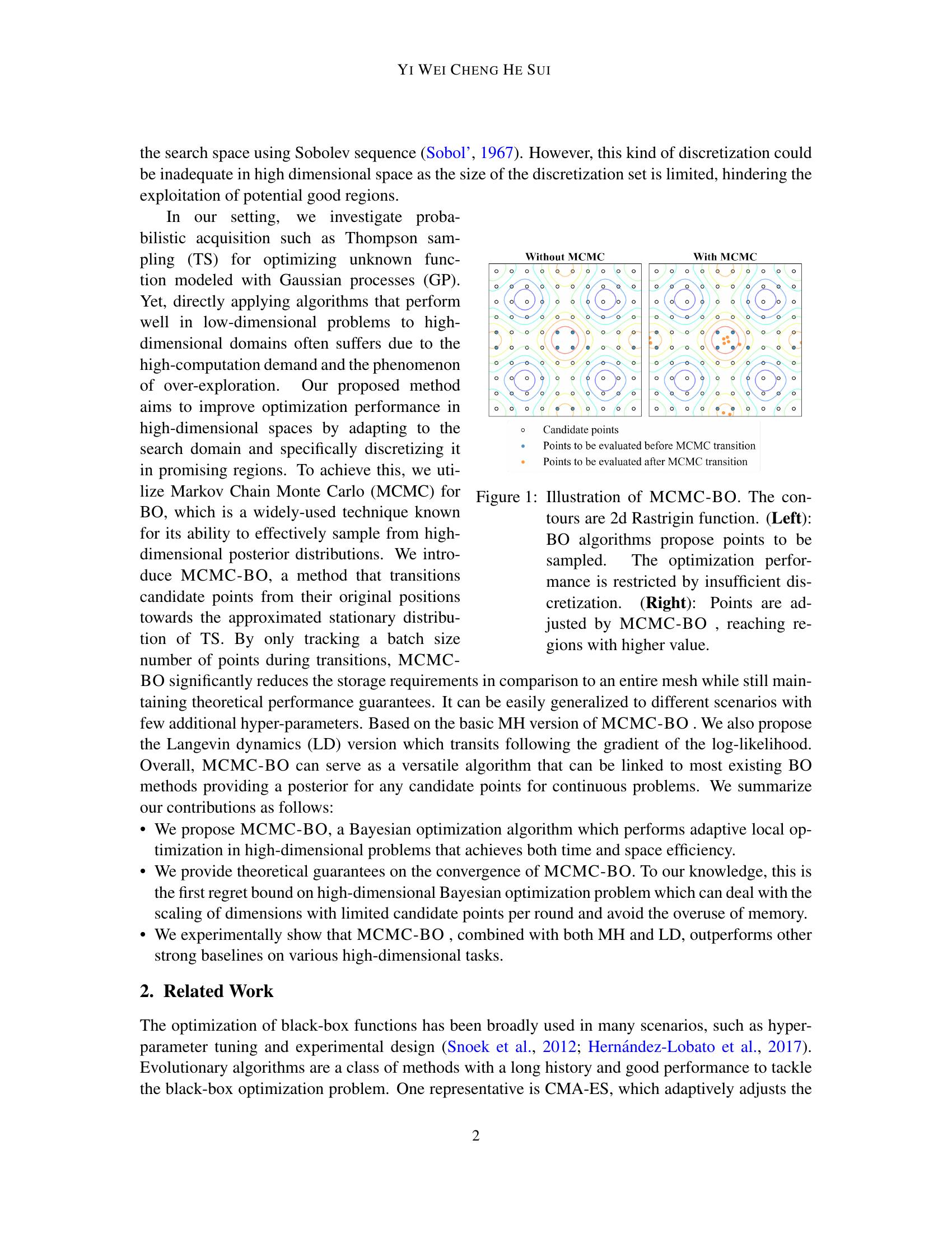 Improving sample efficiency of high dimensional Bayesian optimization ...