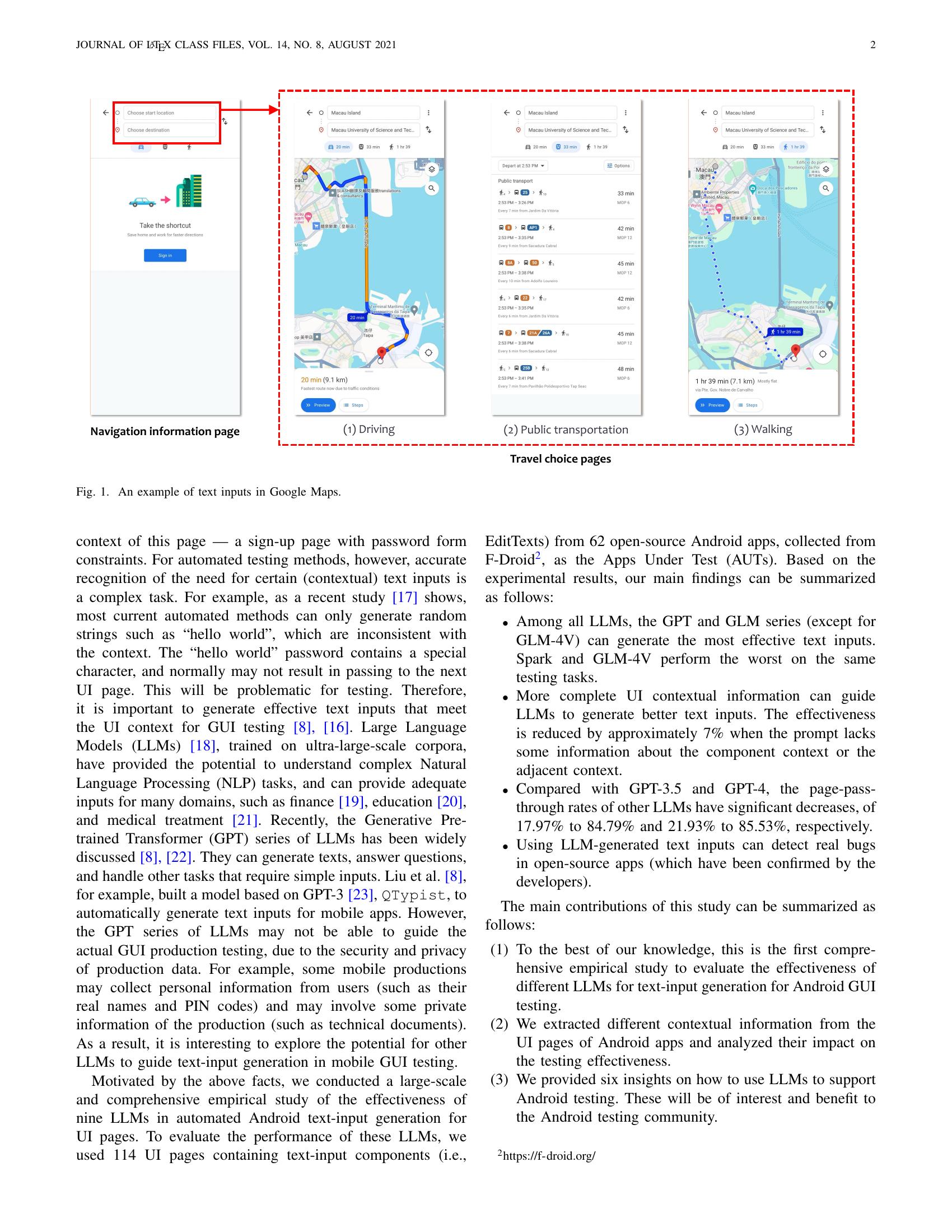 Large Language Models for Mobile GUI Text Input Generation: An Empirical Study - 智源社区论文