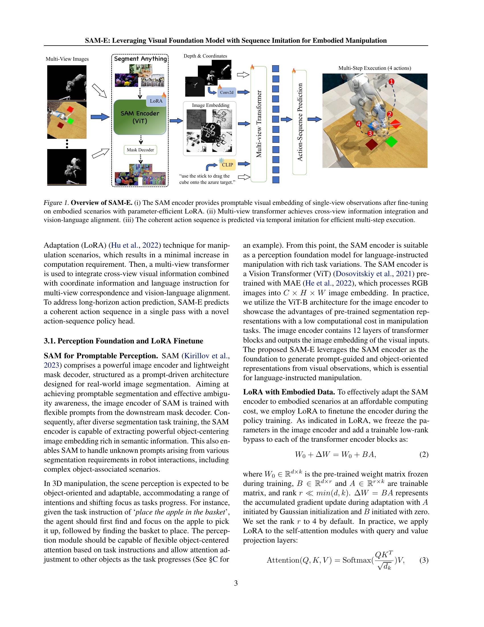 SAM-E: Leveraging Visual Foundation Model with Sequence Imitation for ...