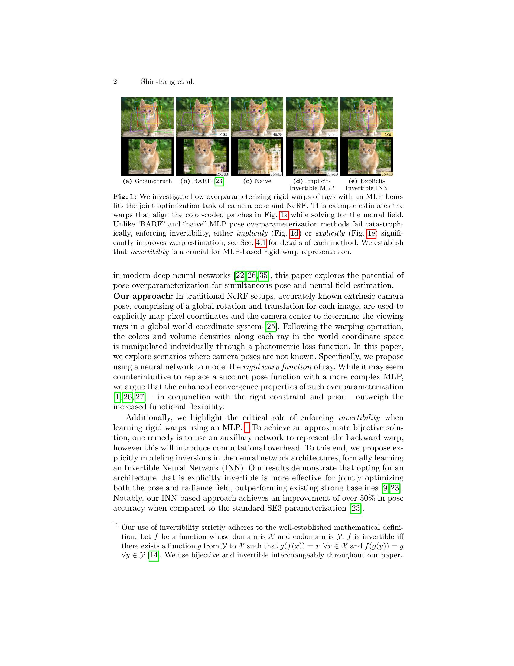 Invertible Neural Warp for NeRF - 智源社区论文