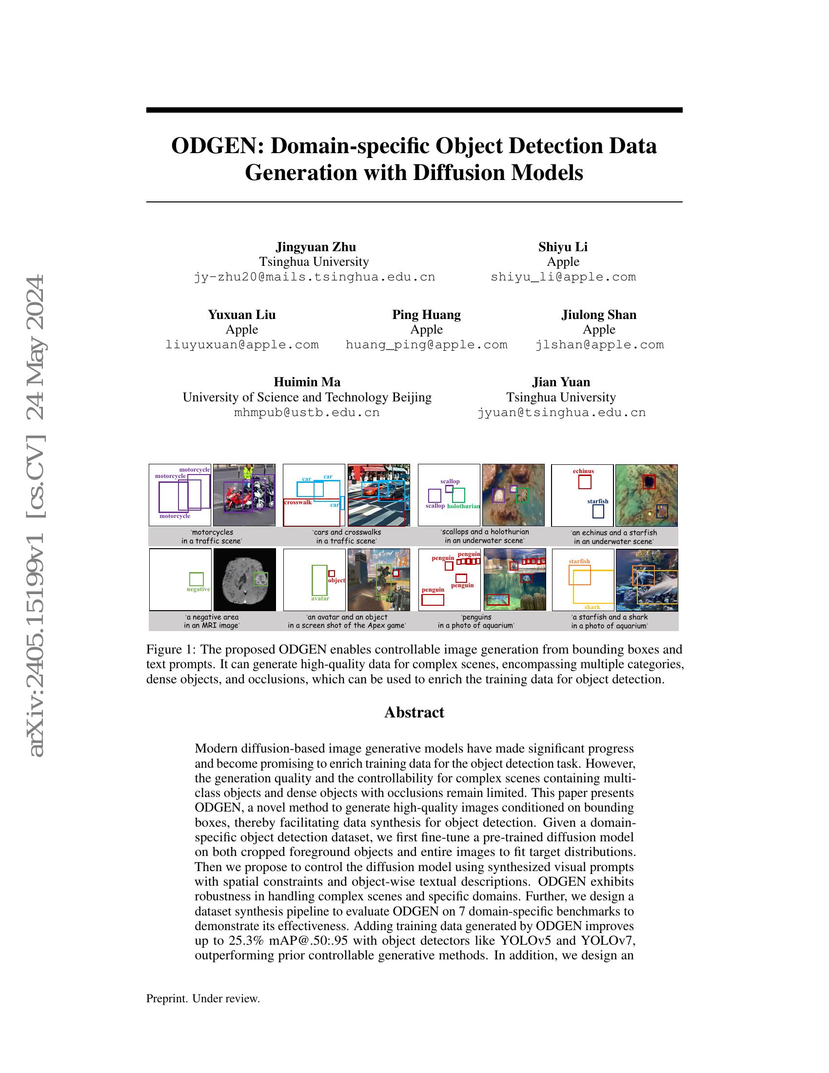ODGEN: Domain-specific Object Detection Data Generation with Diffusion Models - 智源社区论文
