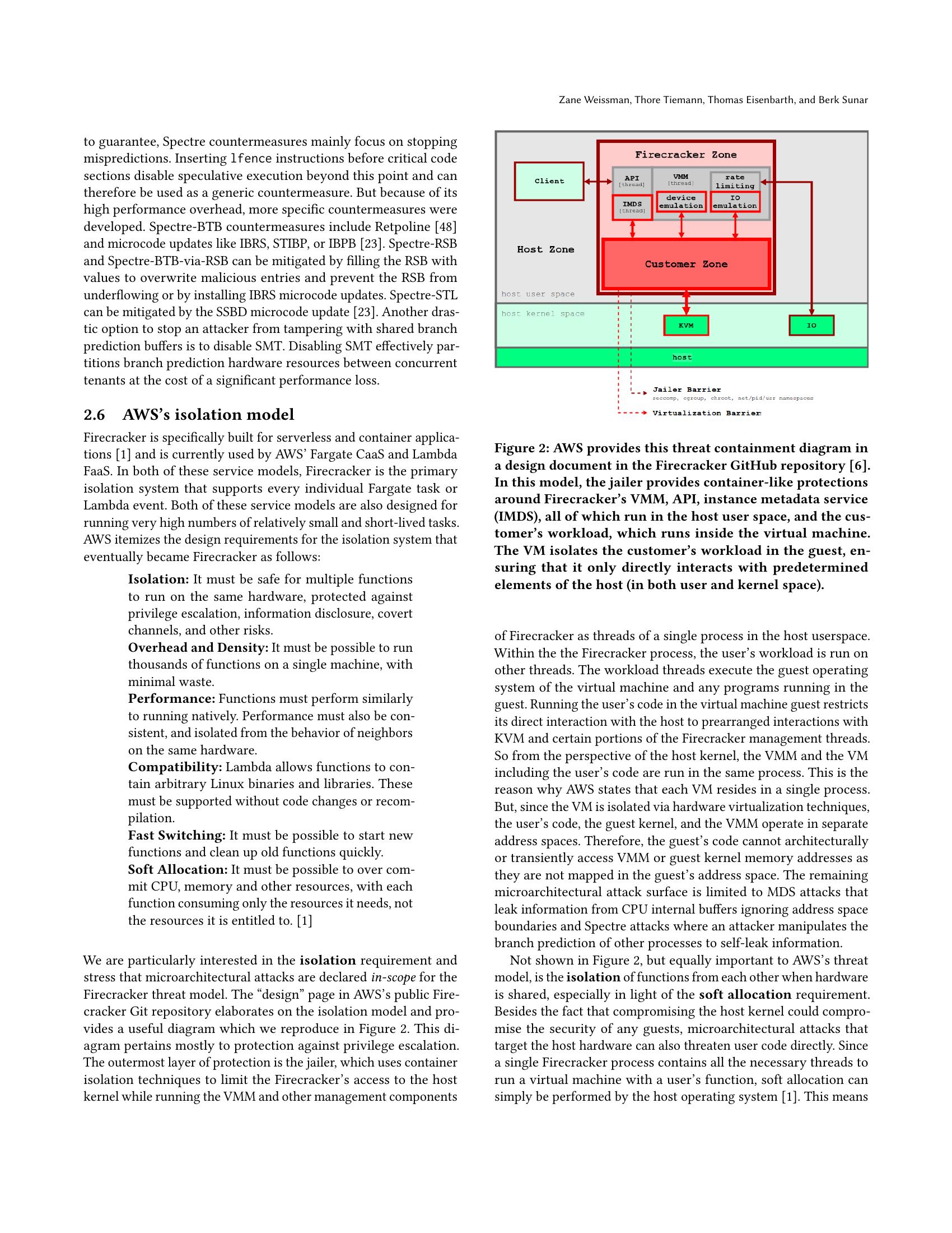 Microarchitectural Security of AWS Firecracker VMM for Serverless Cloud Platforms - 智源社区论文
