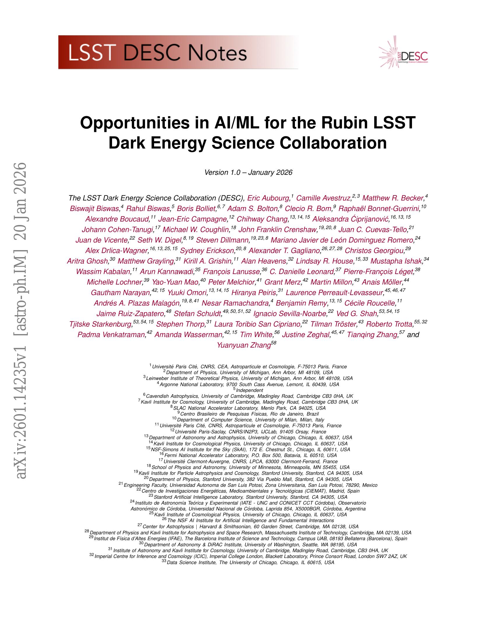 Opportunities in AI/ML for the Rubin LSST Dark Energy Science ...