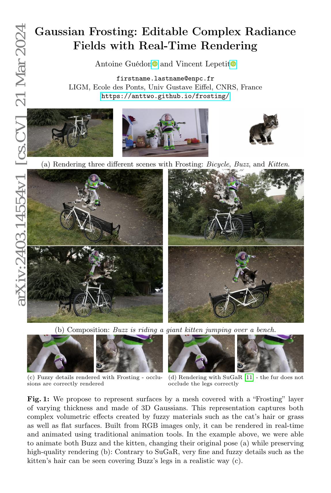 Gaussian Frosting: Editable Complex Radiance Fields with Real-Time Rendering - 智源社区论文