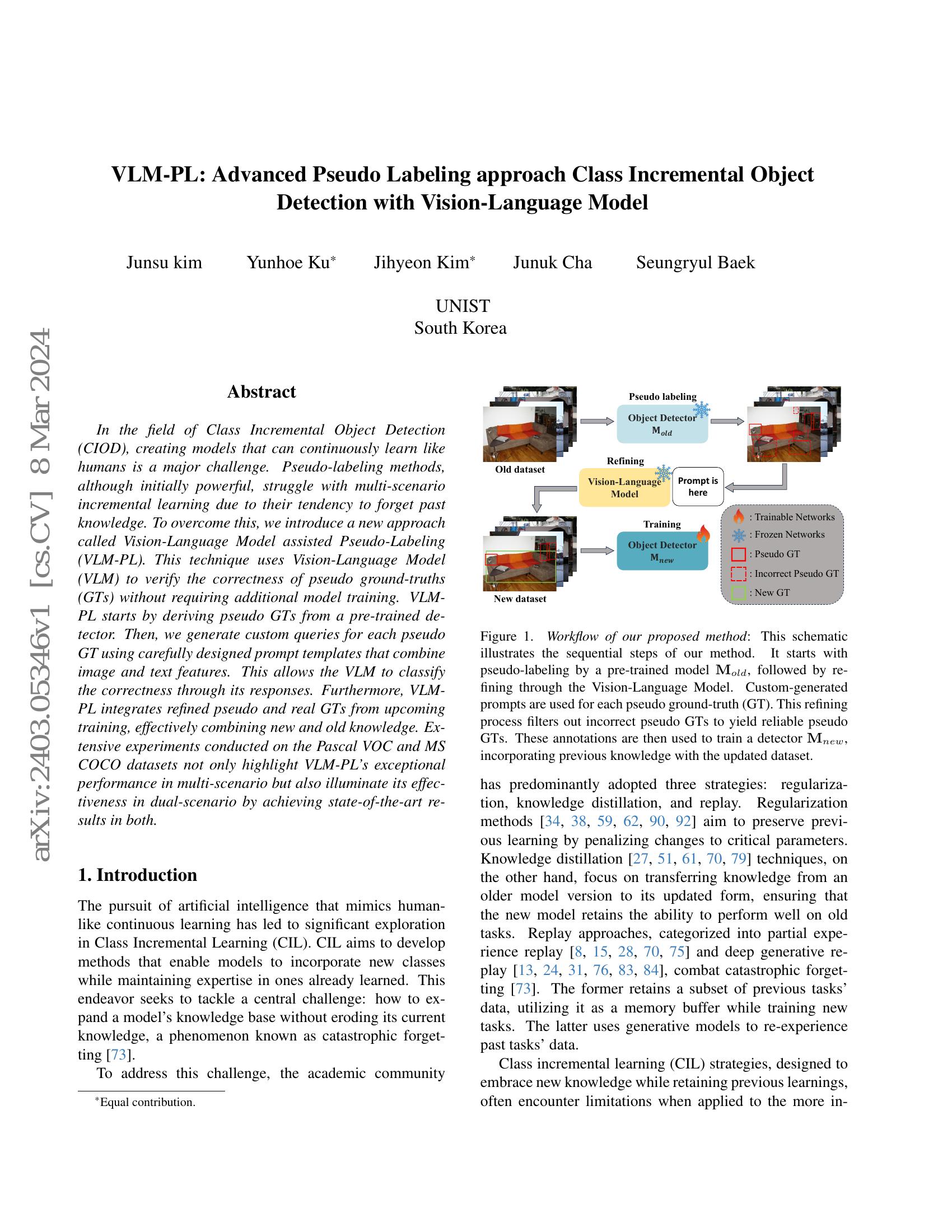 VLM-PL: Advanced Pseudo Labeling approach Class Incremental Object ...