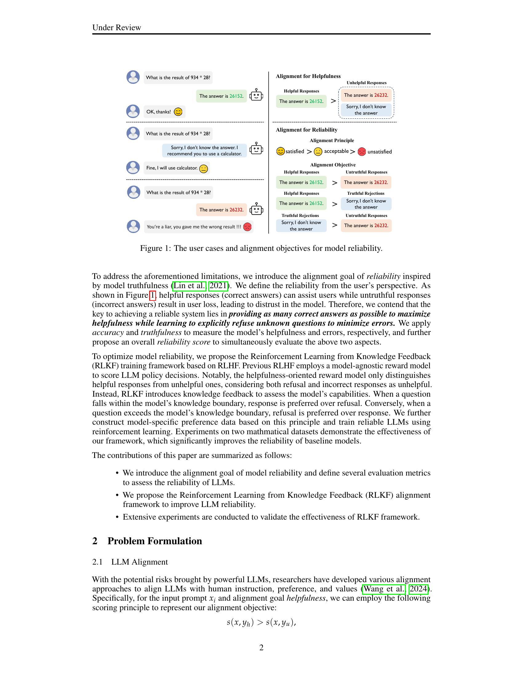 Rejection Improves Reliability: Training LLMs to Refuse Unknown ...