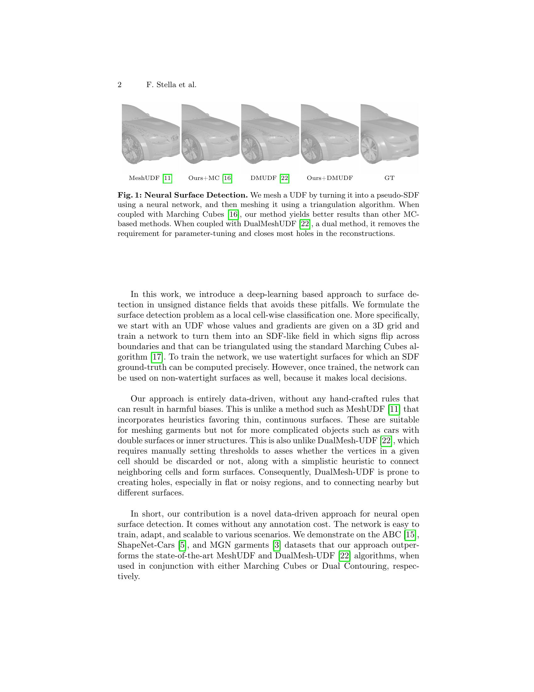 Neural Surface Detection for Unsigned Distance Fields - 智源社区论文