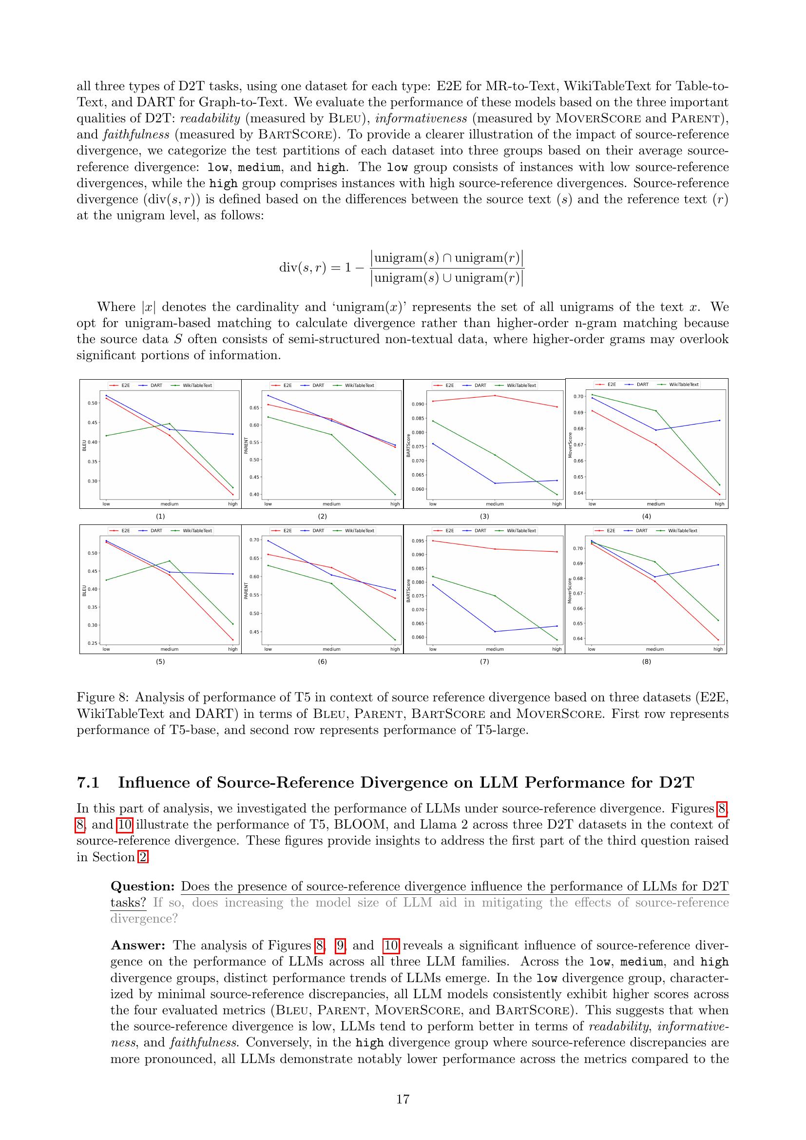 Impact of Model Size on Fine-tuned LLM Performance in Data-to-Text ...