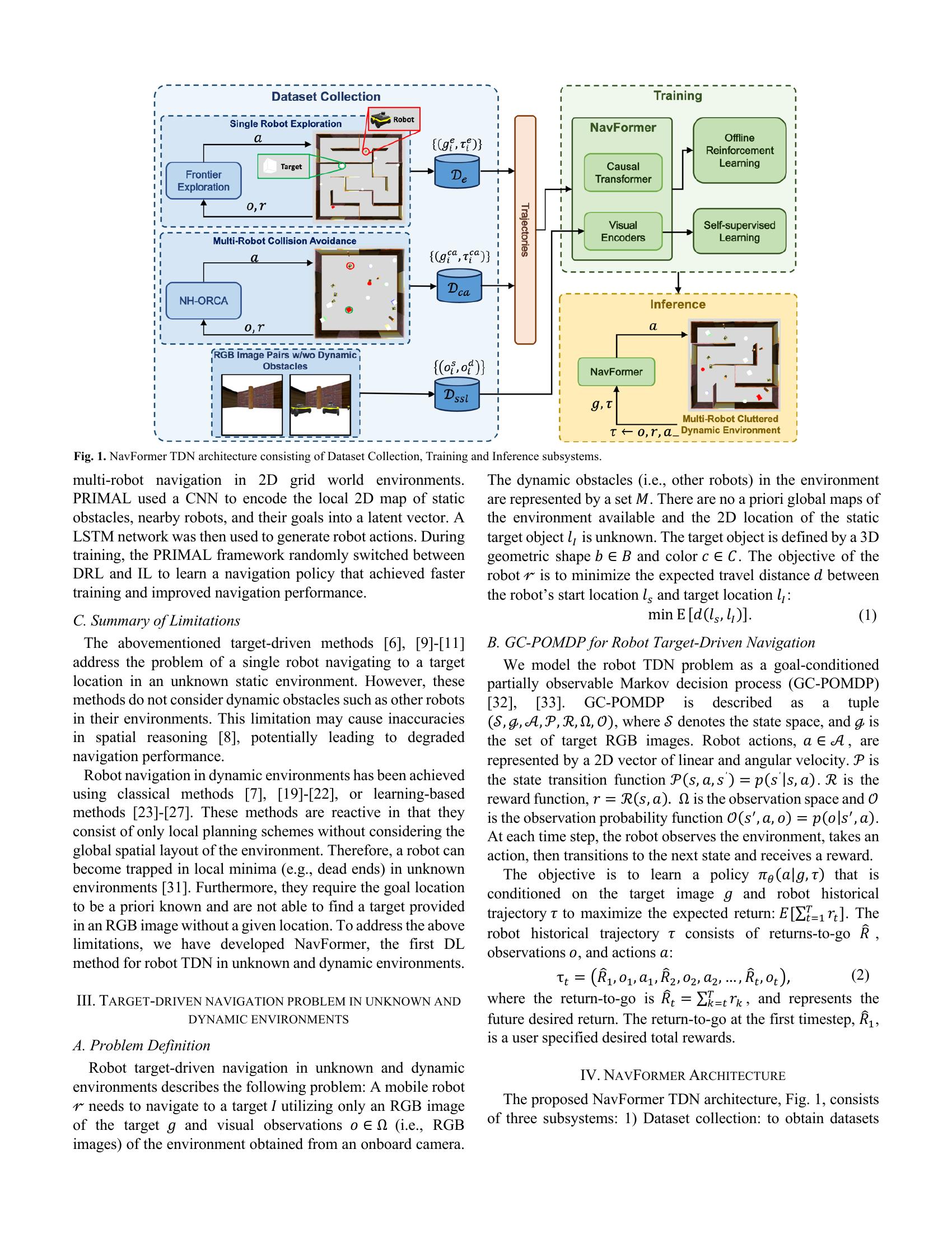 NavFormer: A Transformer Architecture for Robot Target-Driven Navigation in Unknown and Dynamic ...