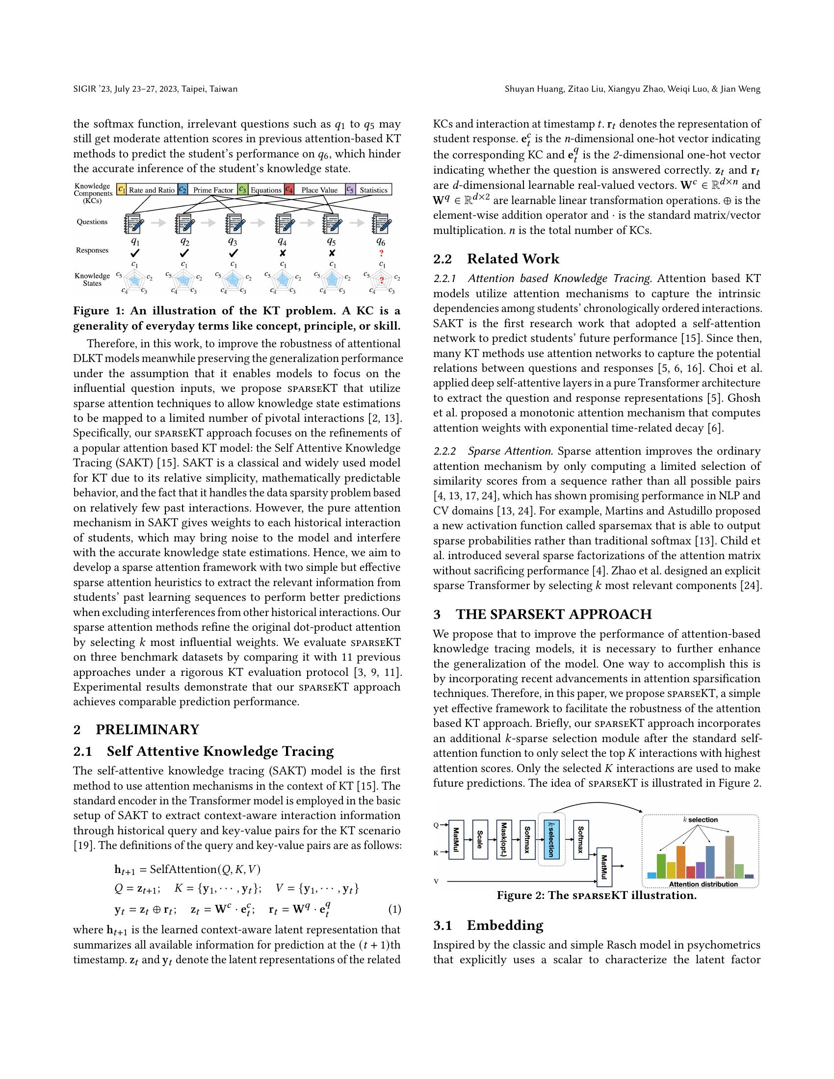 Towards Robust Knowledge Tracing Models via k-Sparse Attention - 智源社区论文