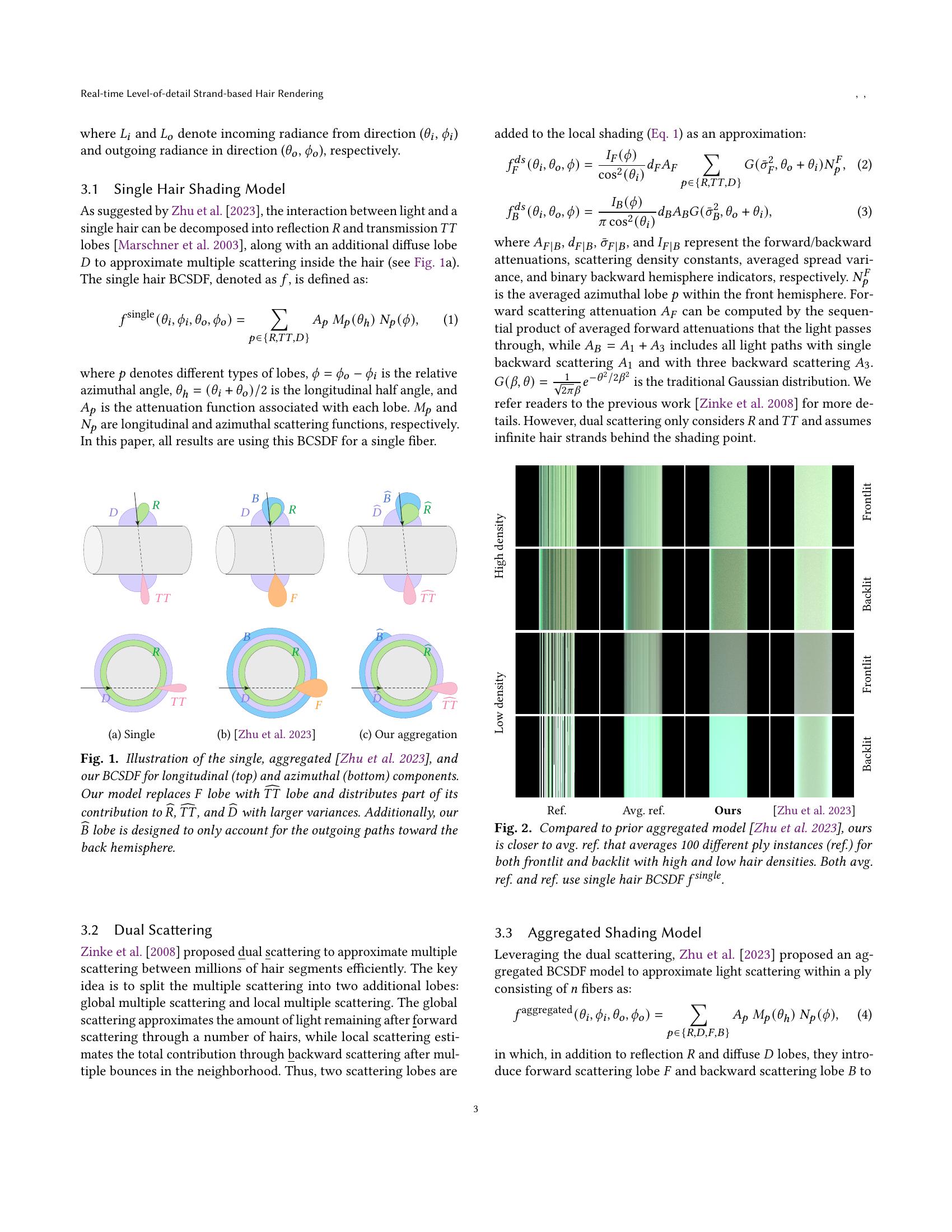 Real-time Level-of-Detail Strand-based Hair Rendering - 智源社区论文