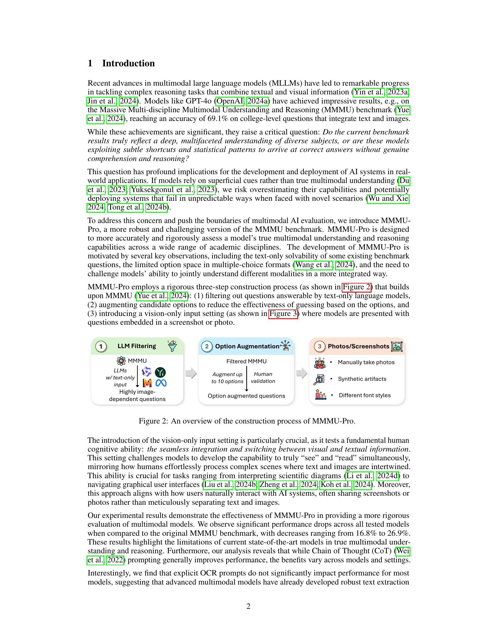 MMMU-Pro: A More Robust Multi-discipline Multimodal Understanding Benchmark - 智源社区论文