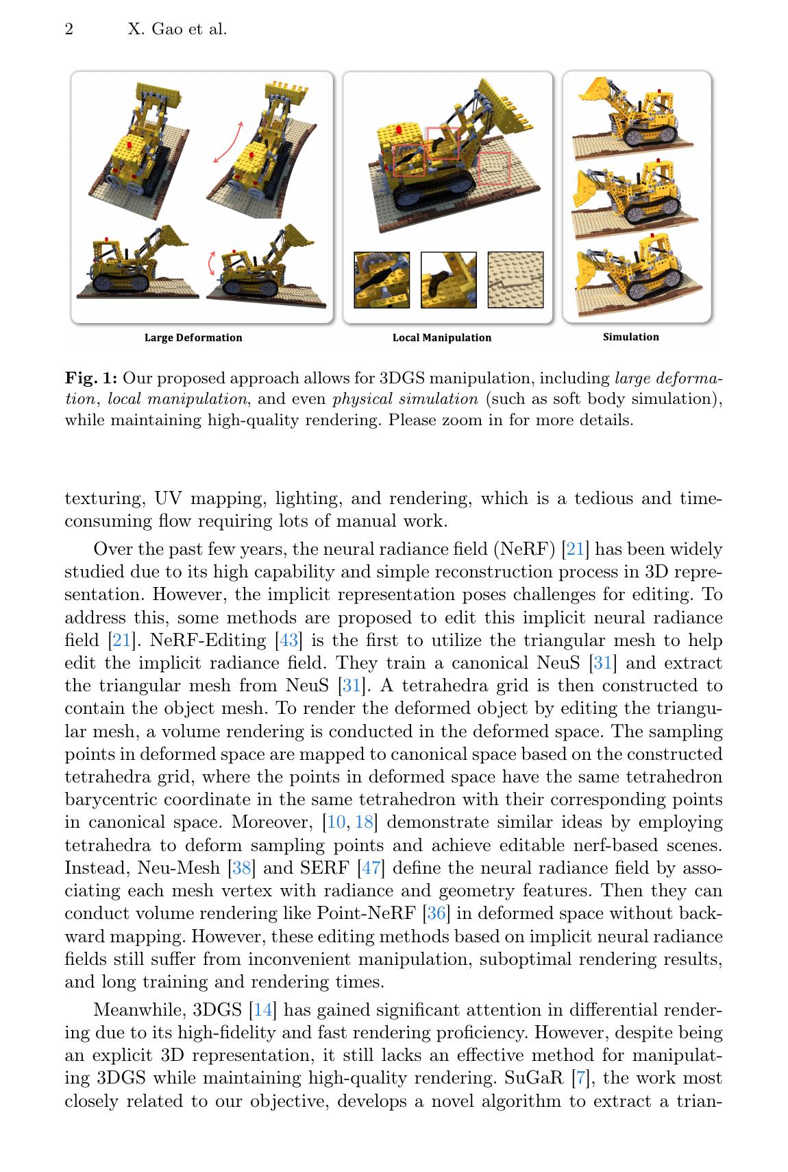 Mani-GS: Gaussian Splatting Manipulation with Triangular Mesh - 智源社区论文