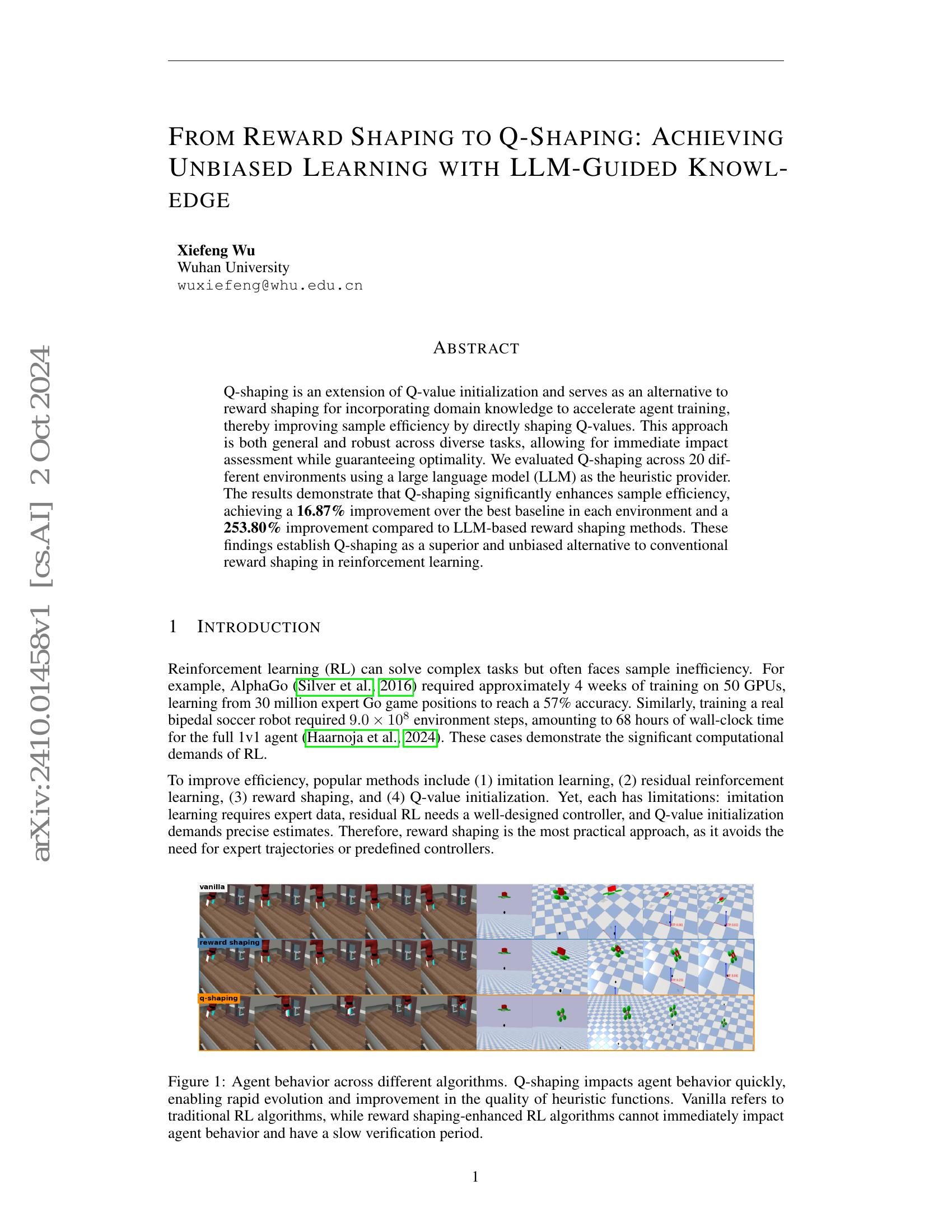 From Reward Shaping to Q-Shaping: Achieving Unbiased Learning with LLM ...