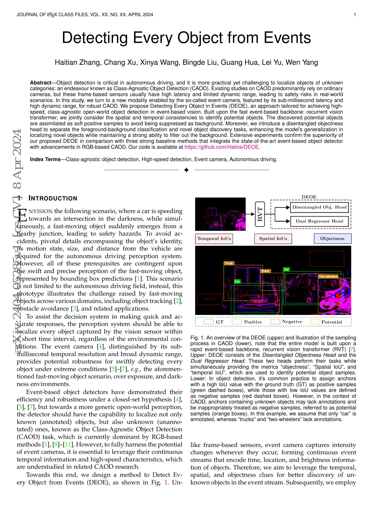 Detecting Every Object from Events - 智源社区论文