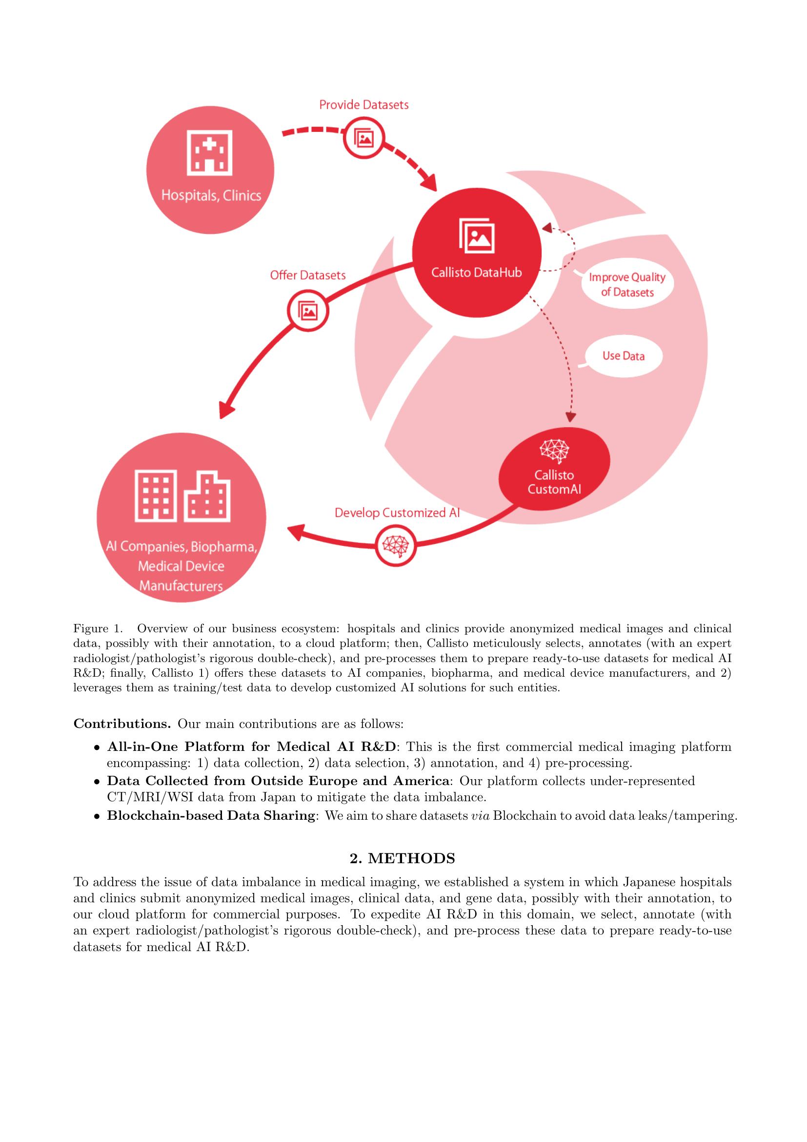 All-in-one platform for AI R&D in medical imaging, encompassing data ...