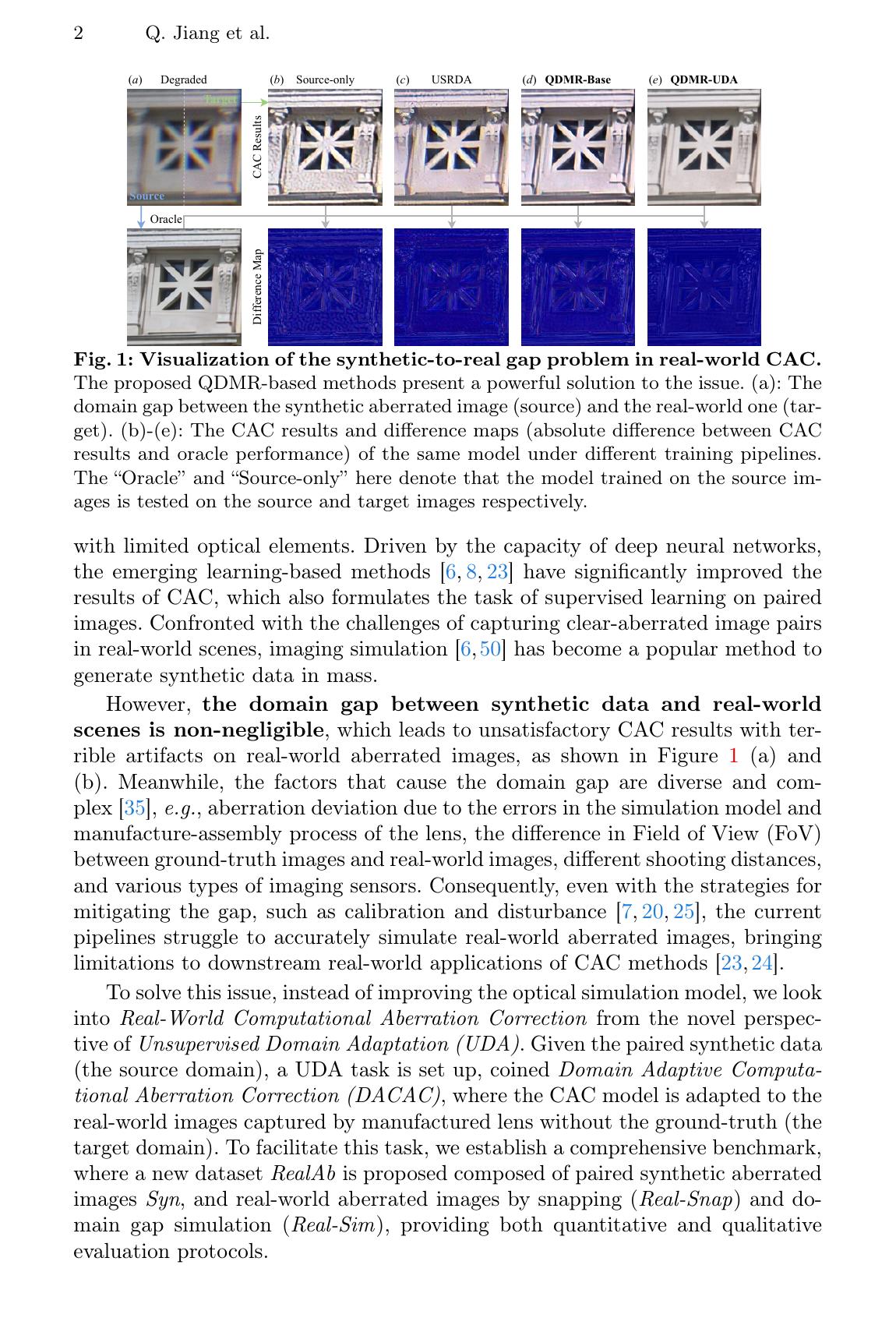 Real-World Computational Aberration Correction via Quantized Domain-Mixing Representation - 智源社区论文