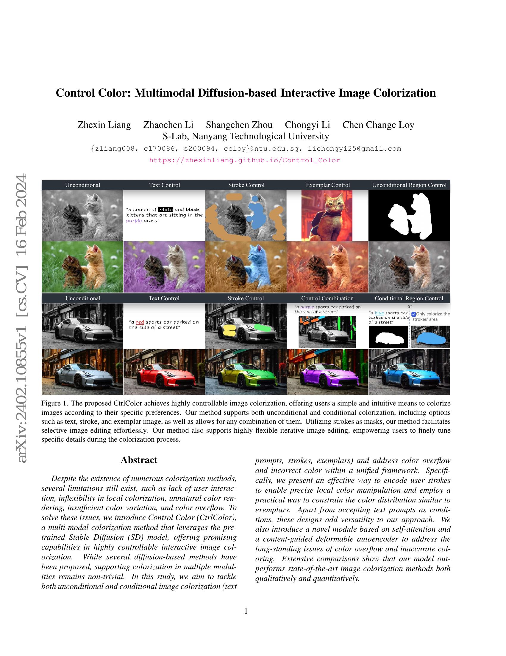 Control Color: Multimodal Diffusion-based Interactive Image Colorization - 智源社区论文