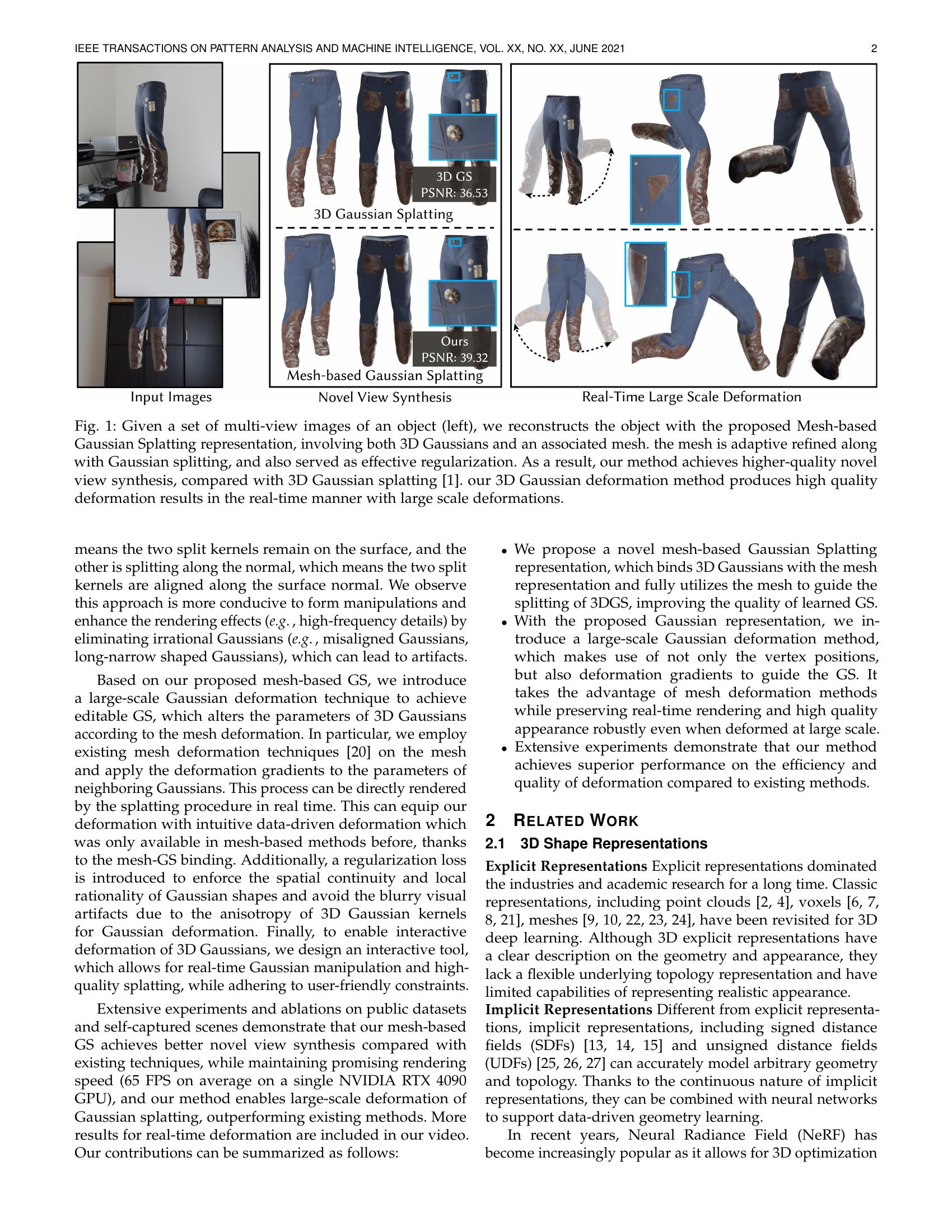 Mesh Based Gaussian Splatting For Real Time Large Scale Deformation 智源社区论文