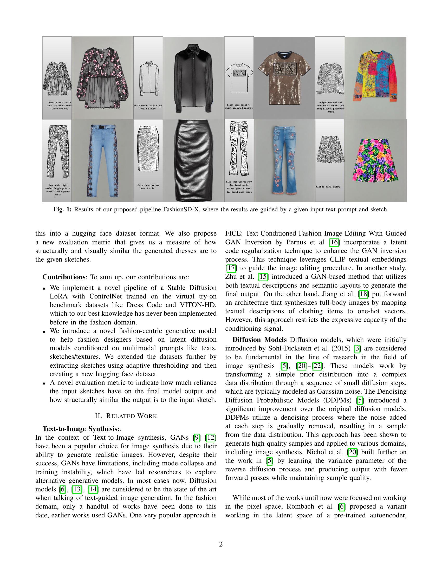 FashionSD-X: Multimodal Fashion Garment Synthesis using Latent ...