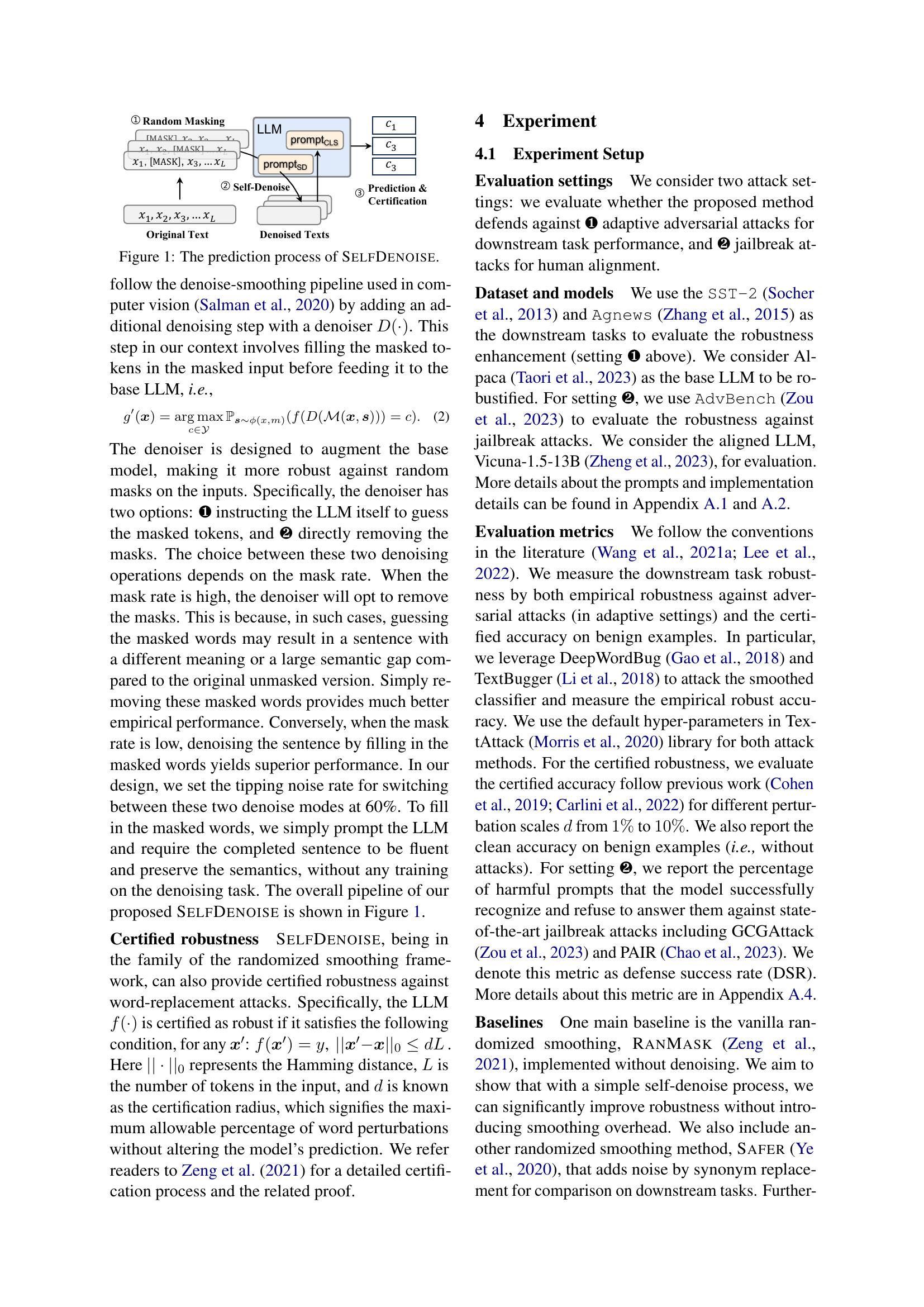 Advancing the Robustness of Large Language Models through Self-Denoised Smoothing - 智源社区论文