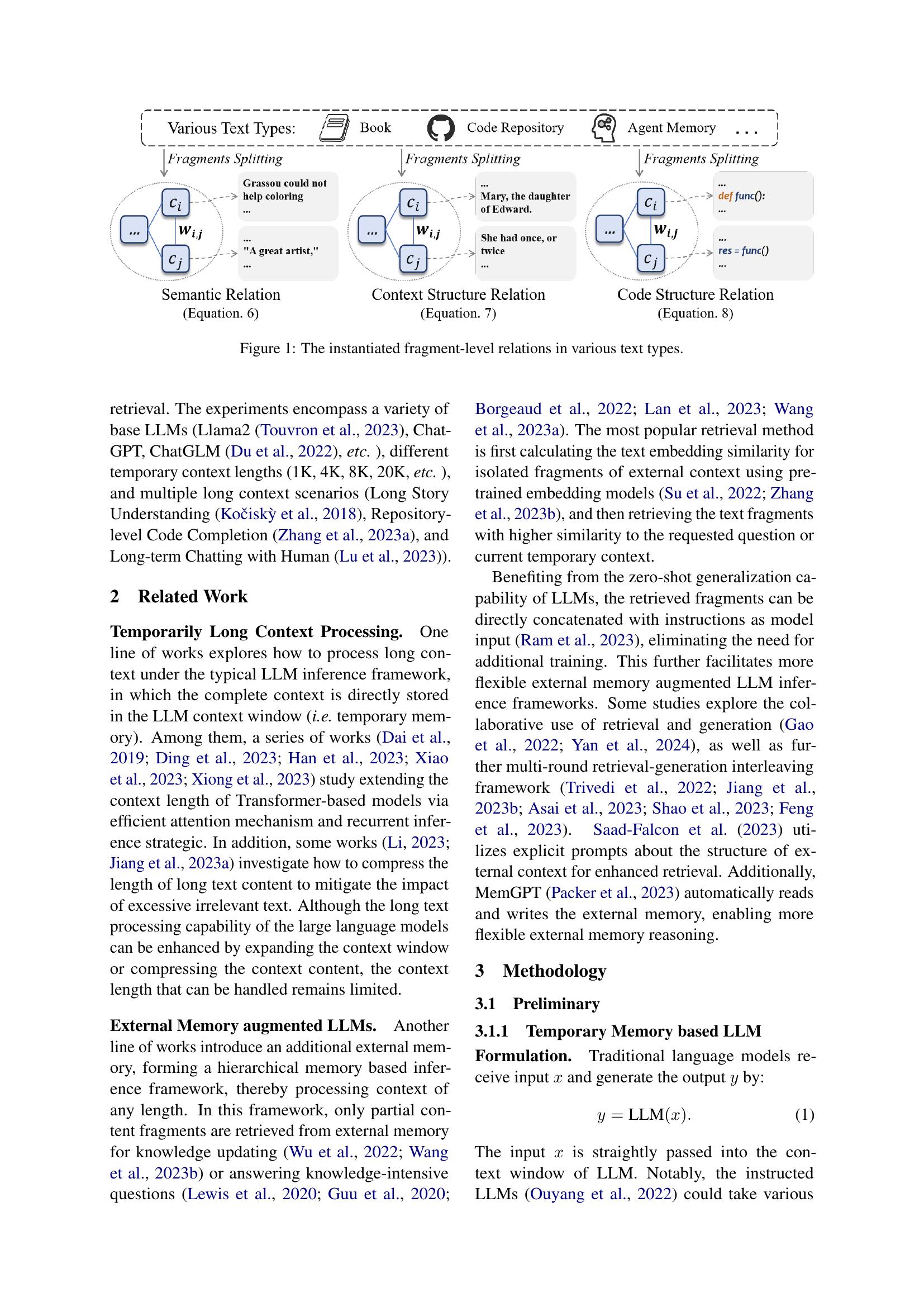 FragRel: Exploiting Fragment-level Relations in the External Memory of Large Language Models - 智 ...