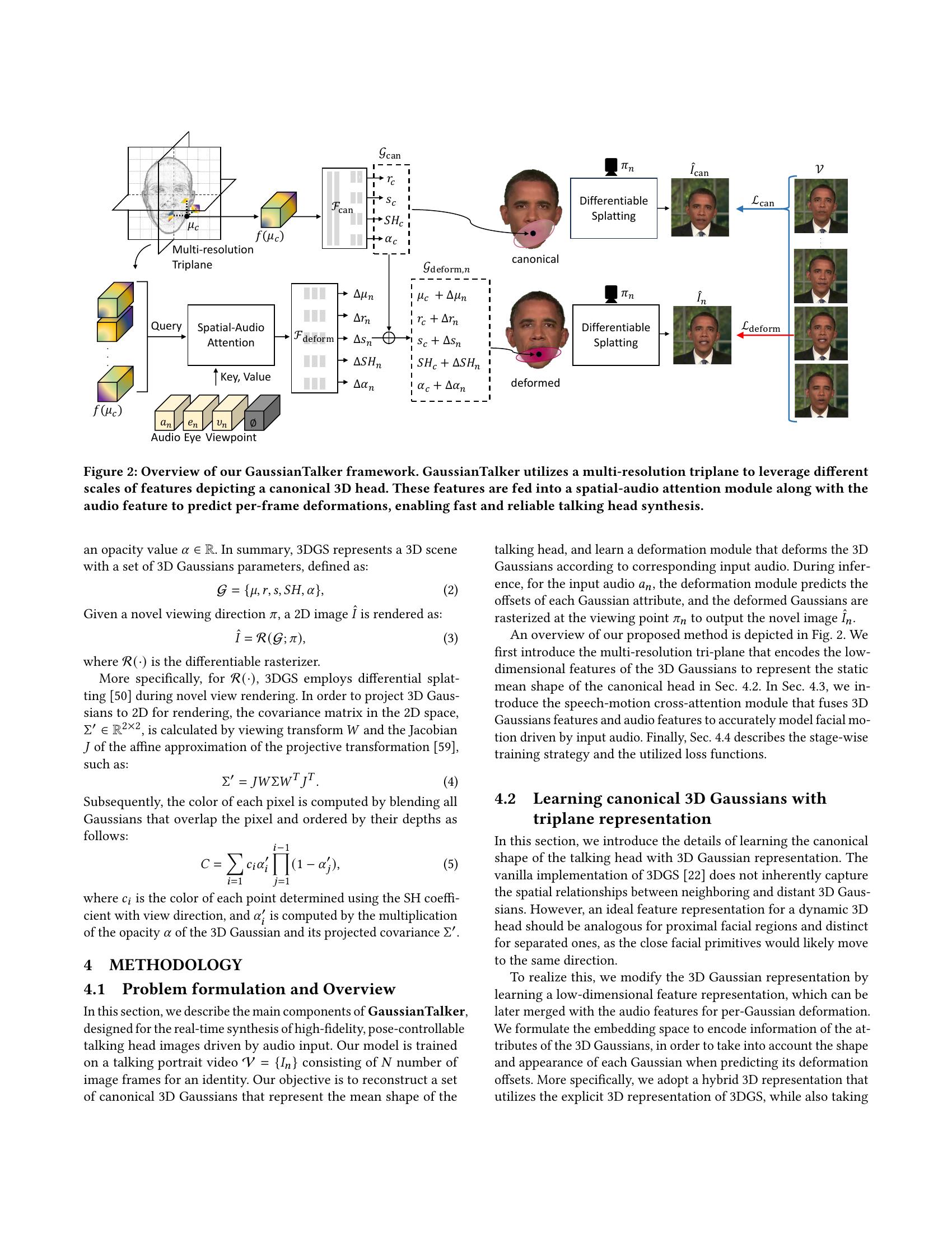 GaussianTalker: Real-Time High-Fidelity Talking Head Synthesis with Audio-Driven 3D Gaussian ...