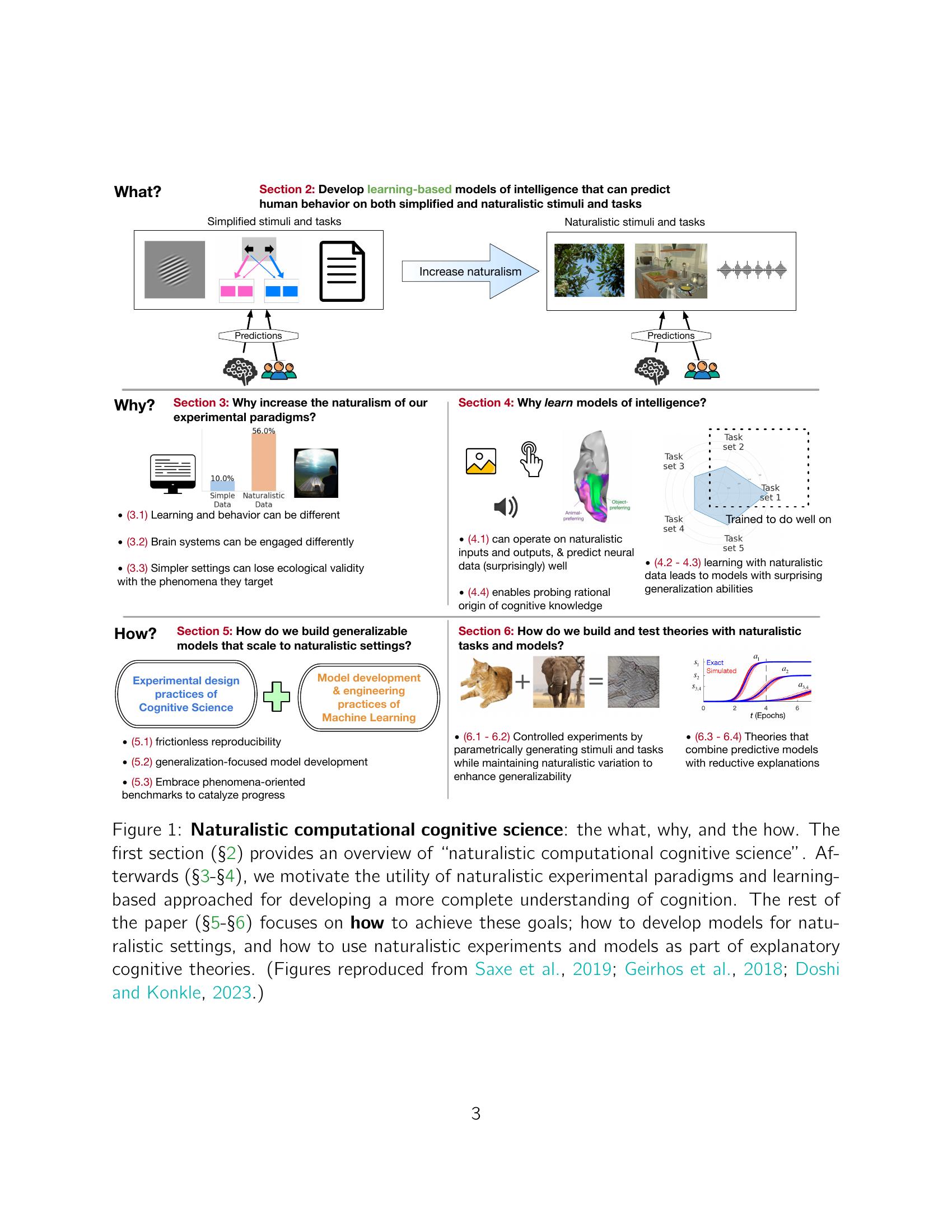 Naturalistic Computational Cognitive Science: Towards generalizable models and theories that ...