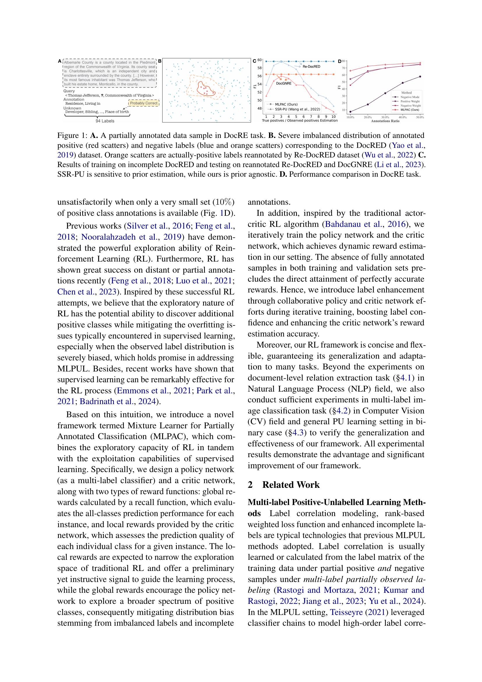 Combining Supervised Learning and Reinforcement Learning for Multi-Label Classification Tasks ...