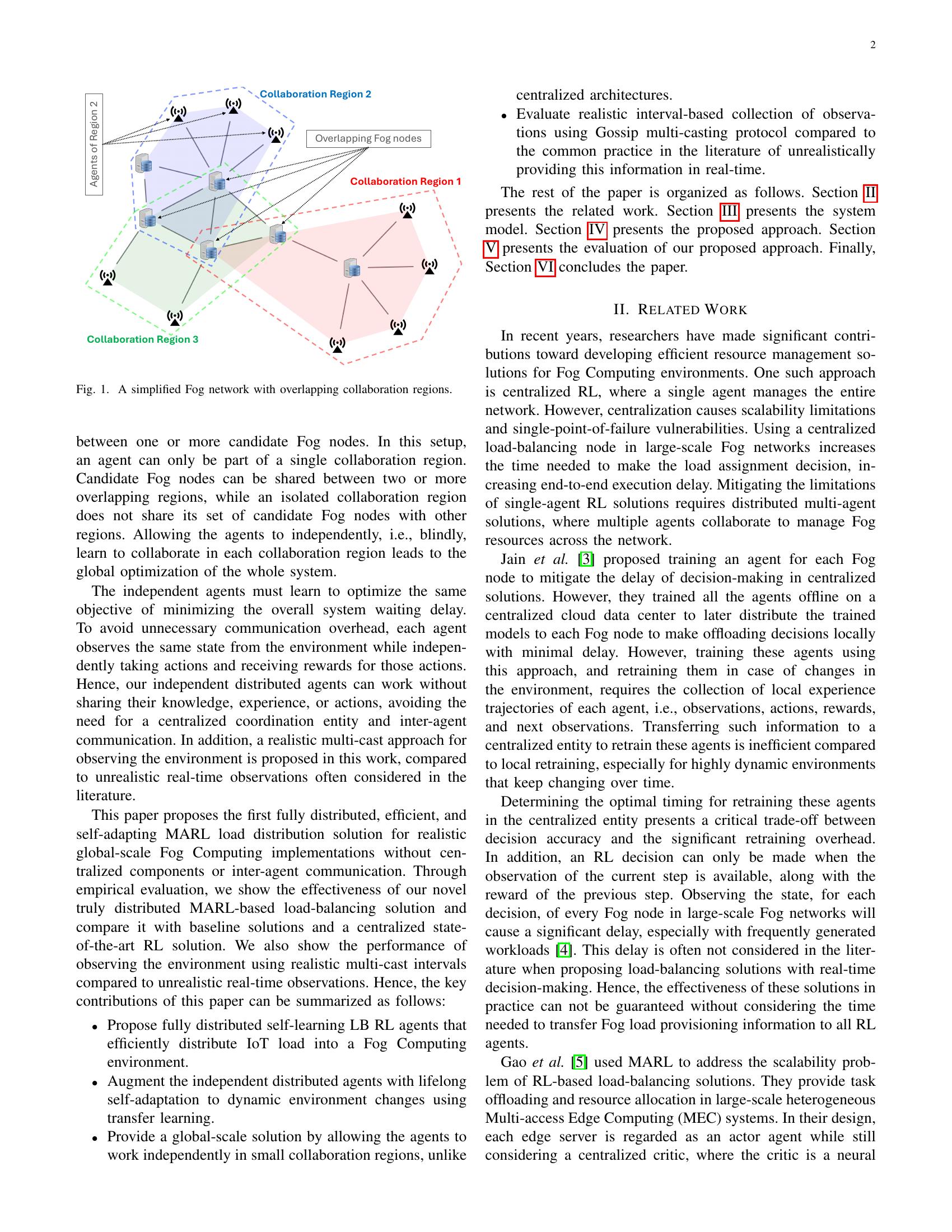 Fully Distributed Fog Load Balancing with Multi-Agent Reinforcement Learning - 智源社区论文
