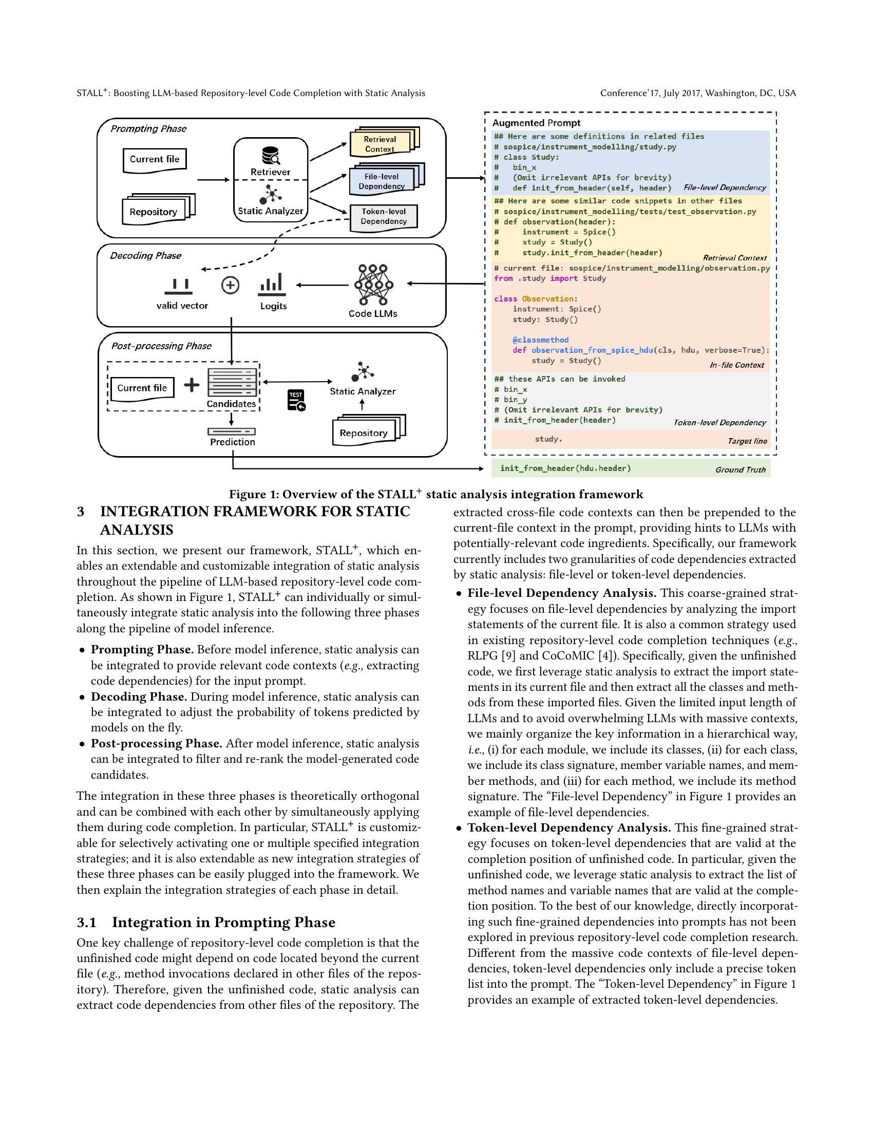 STALL+: Boosting LLM-based Repository-level Code Completion with Static Analysis - 智源社区论文