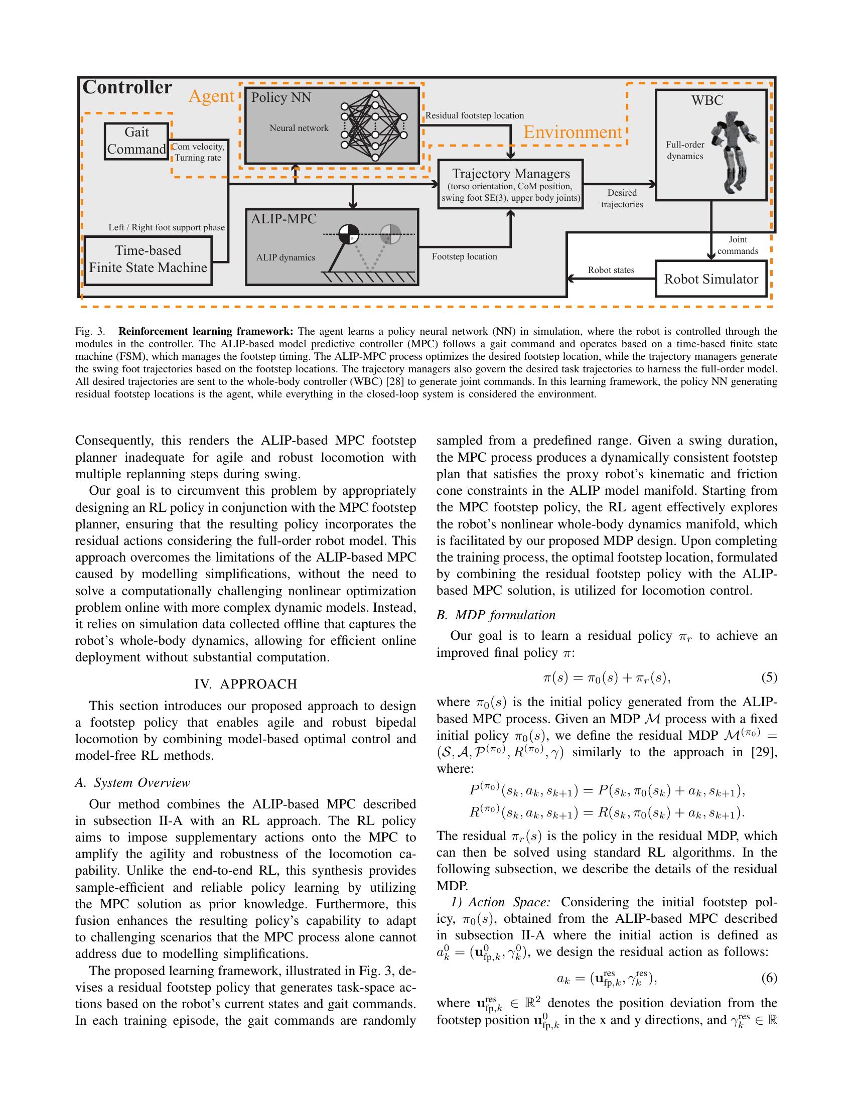 RL-augmented MPC Framework for Agile and Robust Bipedal Footstep Locomotion Planning and Control ...