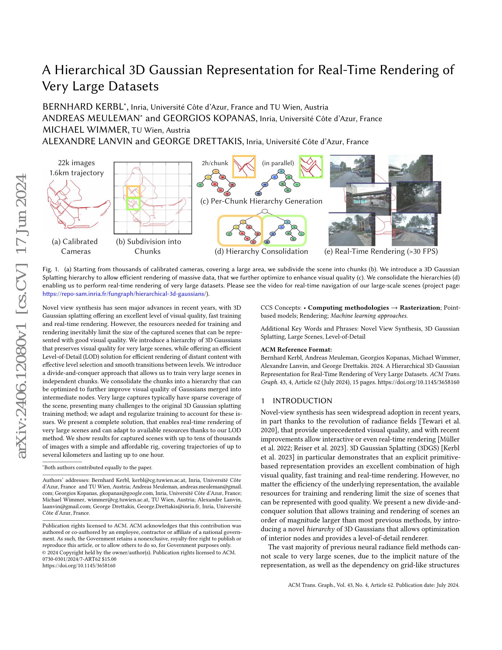 A Hierarchical 3D Gaussian Representation for Real-Time Rendering of ...