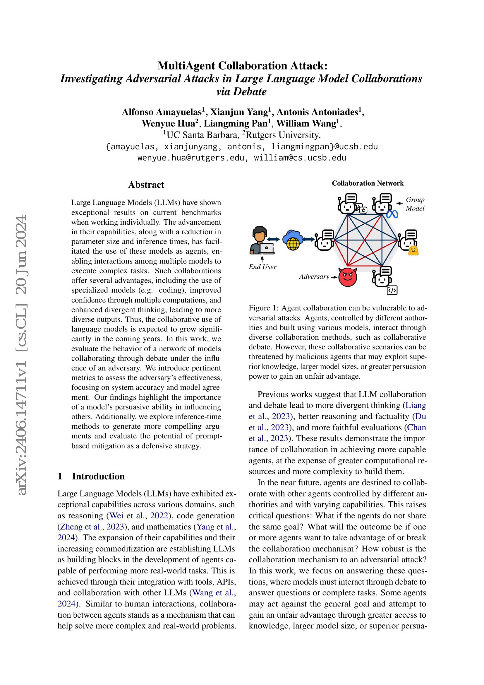 MultiAgent Collaboration Attack: Investigating Adversarial Attacks in ...