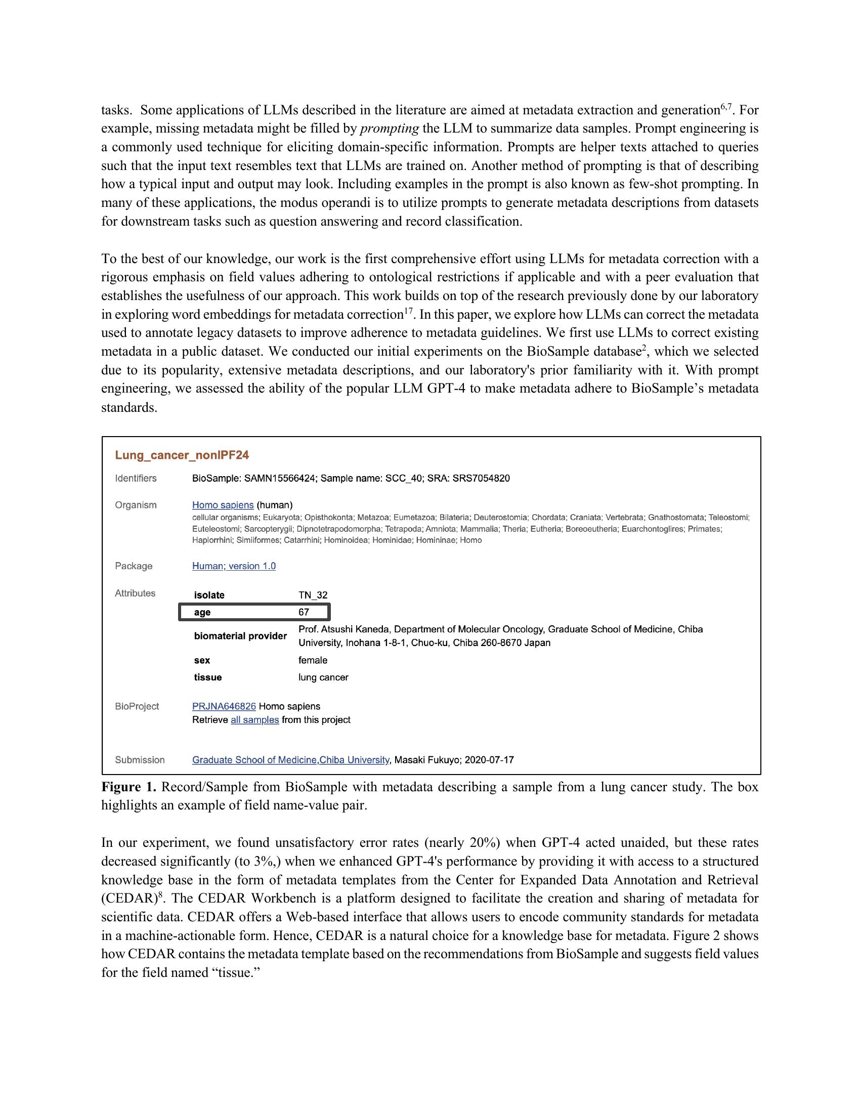 Use of a Structured Knowledge Base Enhances Metadata Curation by Large Language Models - 智源社区论文