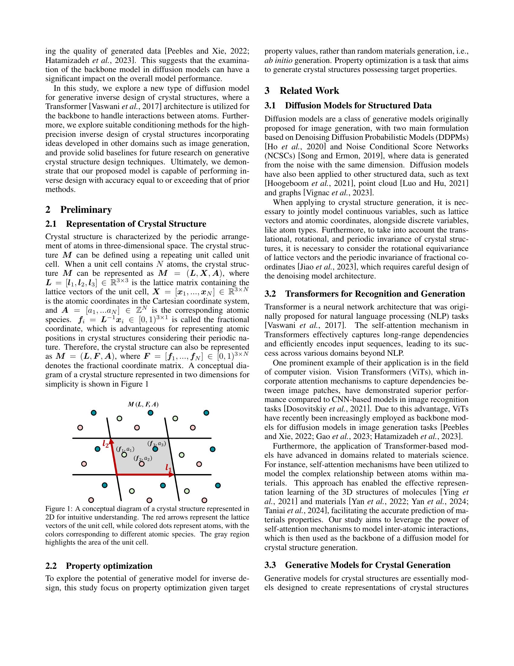 Generative Inverse Design of Crystal Structures via Diffusion Models with Transformers - 智源社区论文