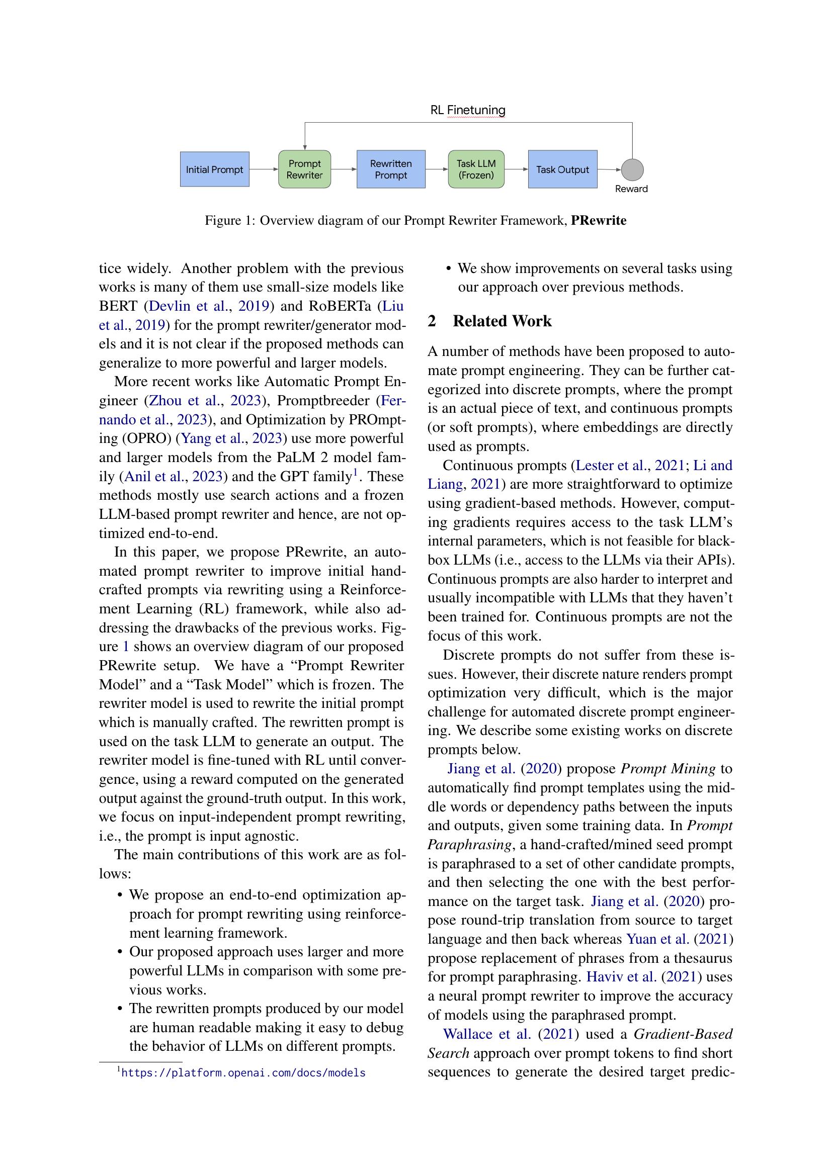PRewrite: Prompt Rewriting with Reinforcement Learning - 智源社区论文