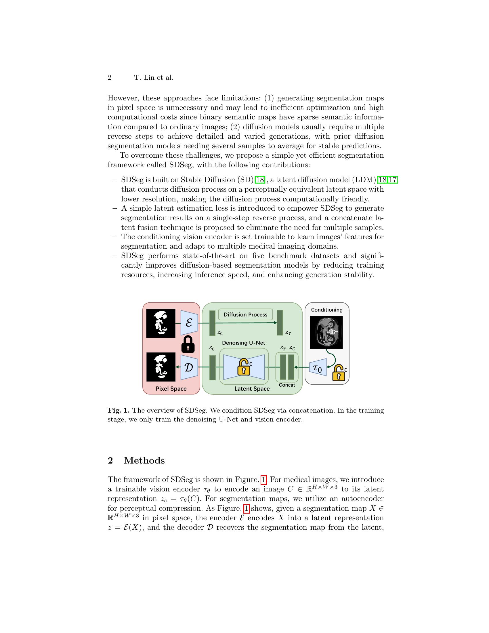 Stable Diffusion Segmentation for Biomedical Images with Single-step Reverse Process - 智源社区论文