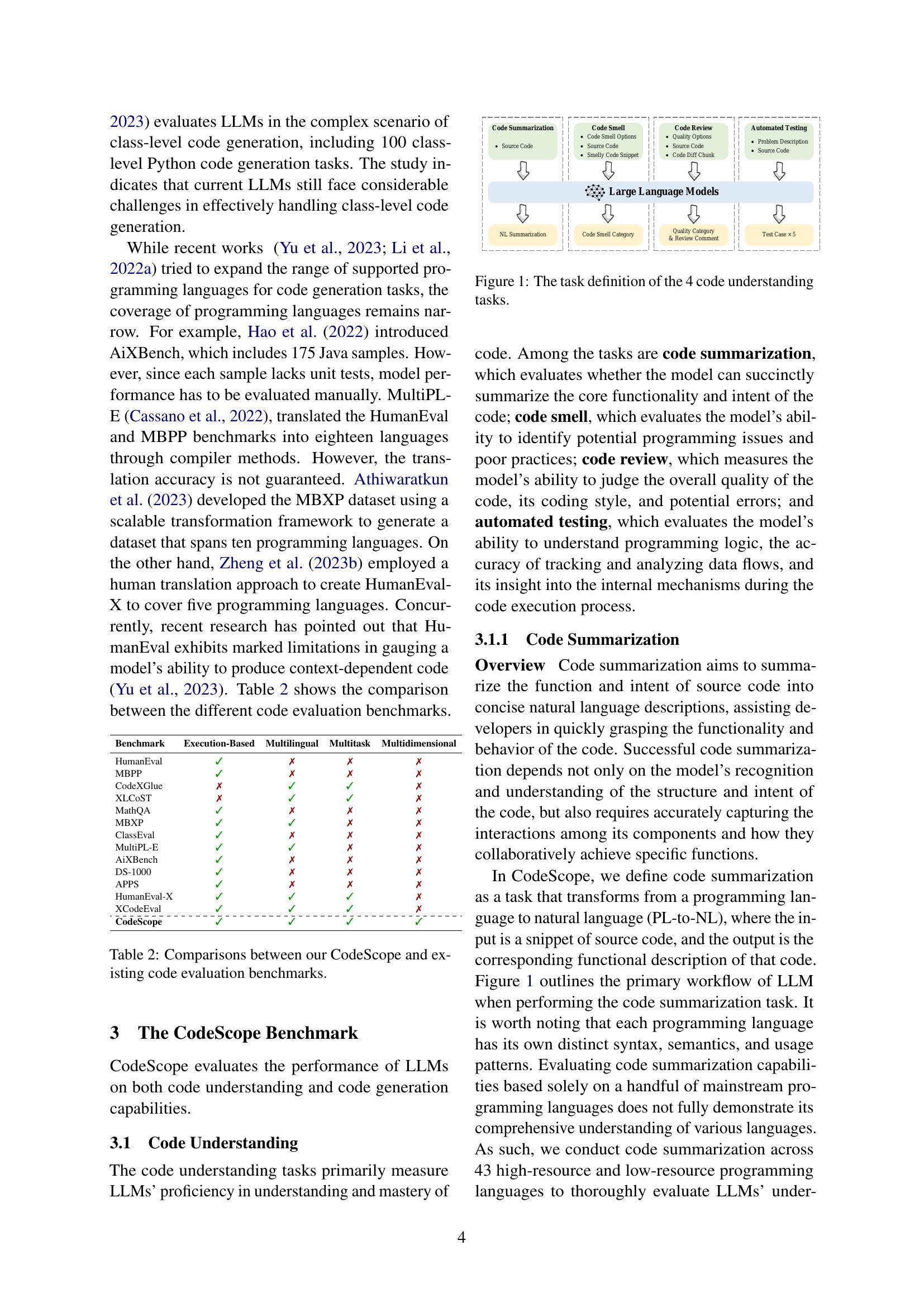 CodeScope: An Execution-based Multilingual Multitask Multidimensional Benchmark for Evaluating ...