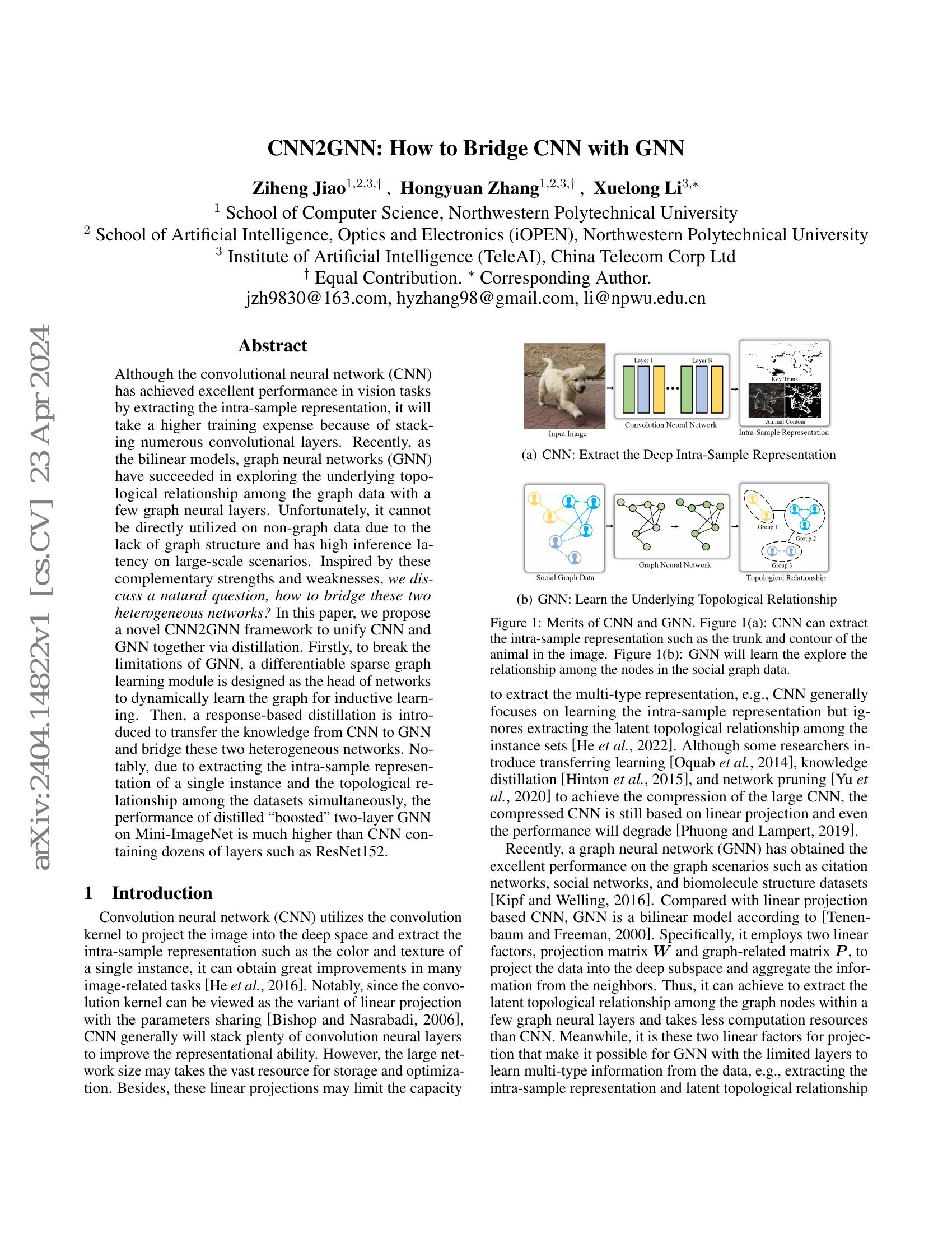 CNN2GNN: How to Bridge CNN with GNN - 智源社区论文