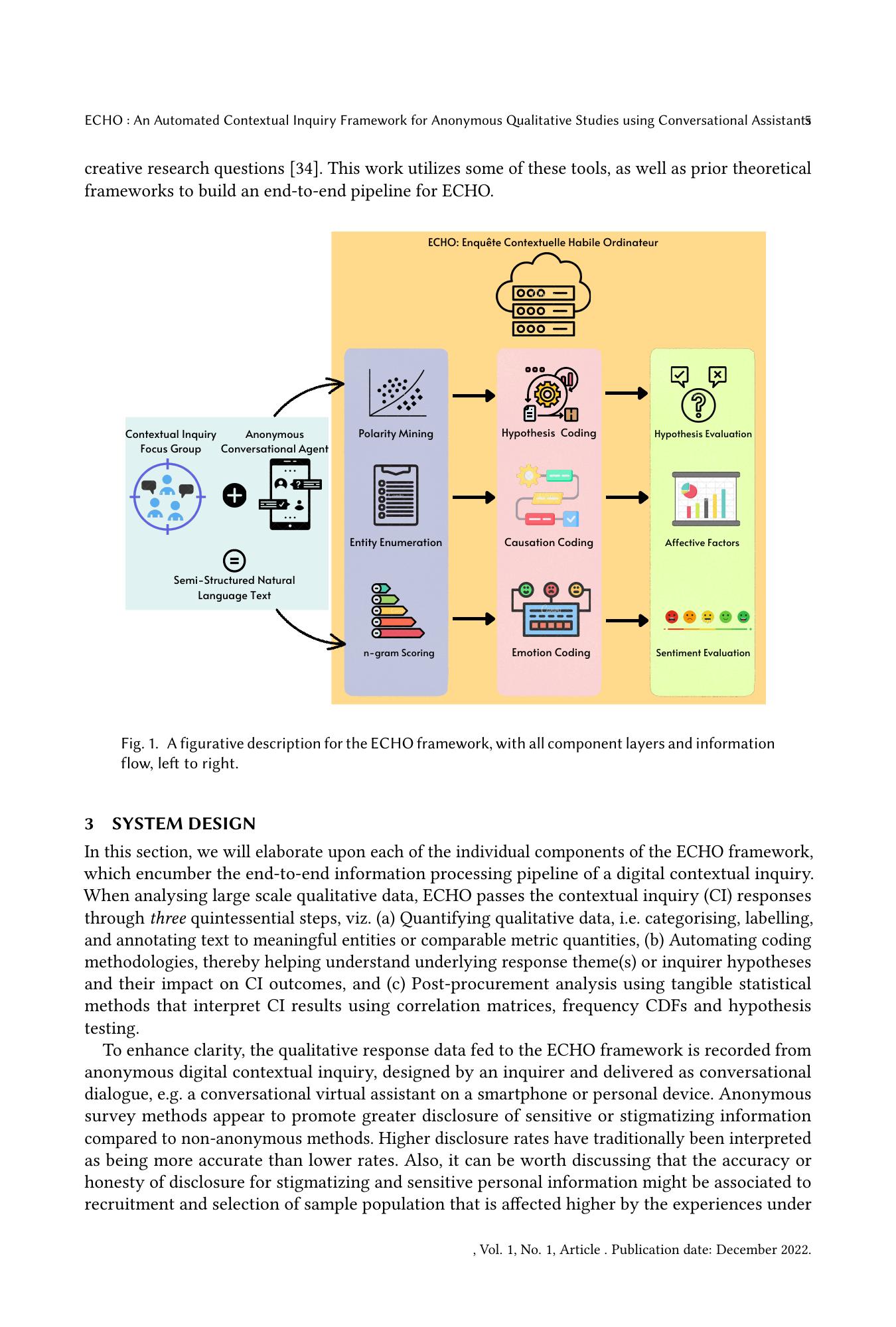 ECHO: An Automated Contextual Inquiry Framework for Anonymous Qualitative Studies using ...