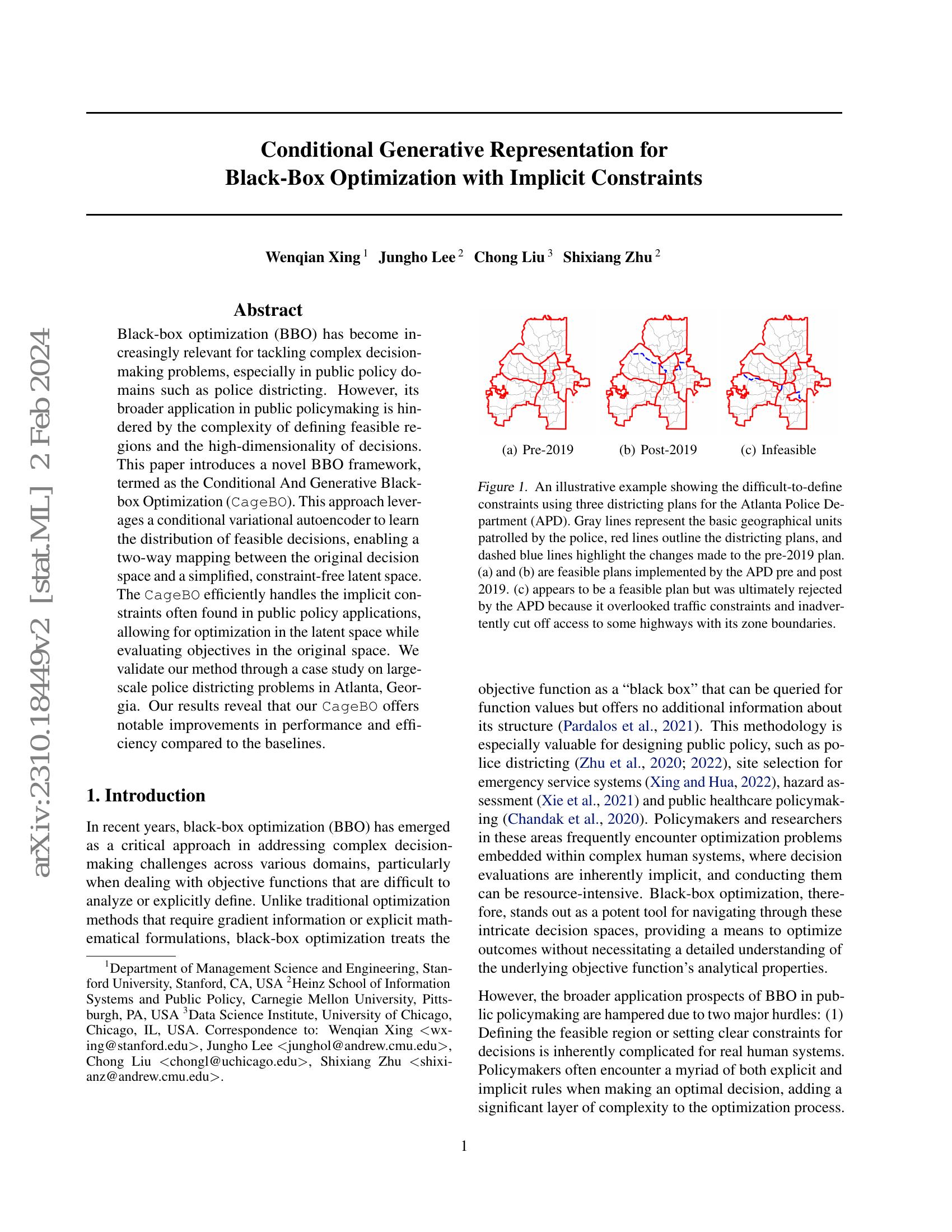Conditional Generative Representation for Black-Box Optimization with Implicit Constraints - 智源社区论文