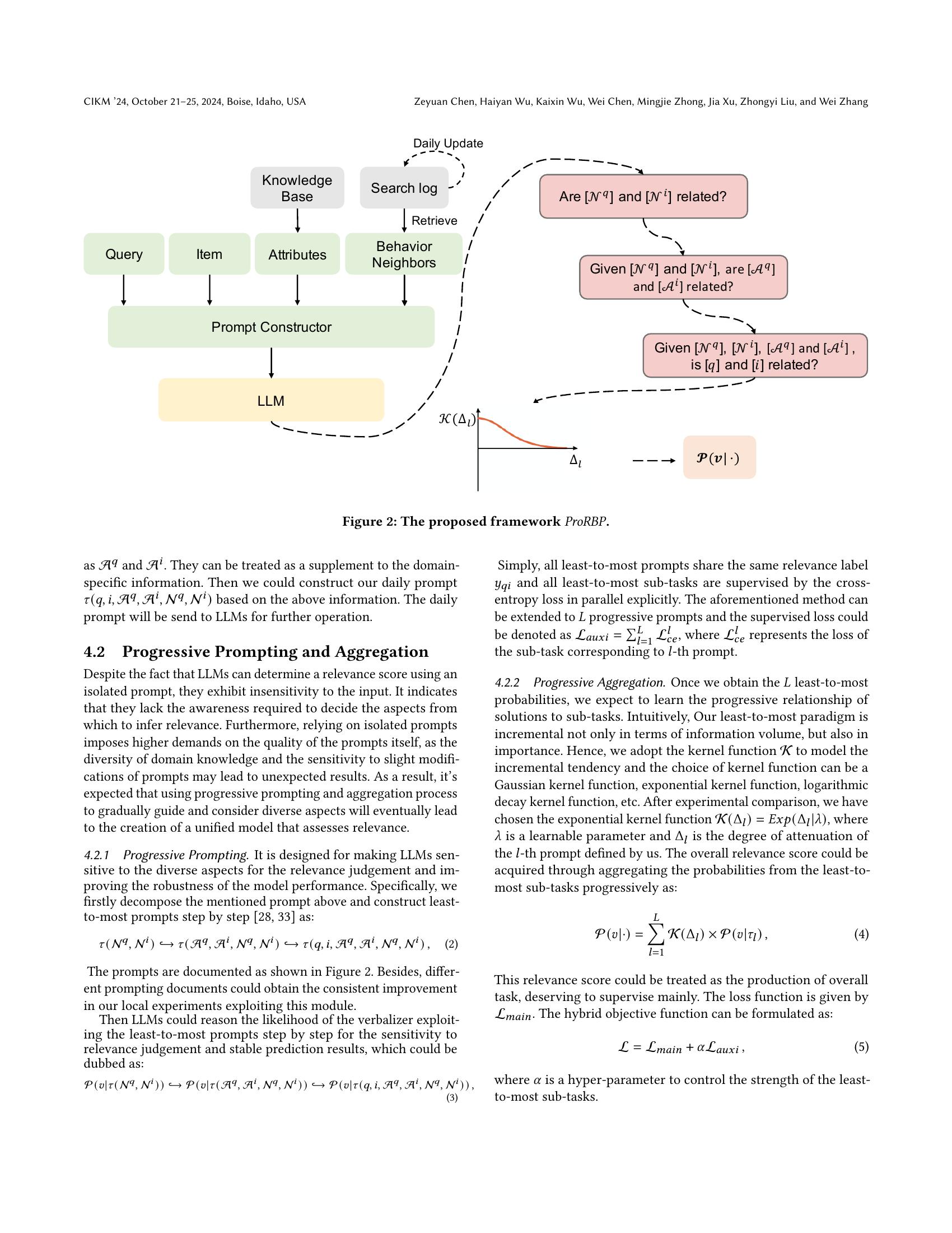 Towards Boosting LLMs-driven Relevance Modeling with Progressive Retrieved Behavior-augmented ...