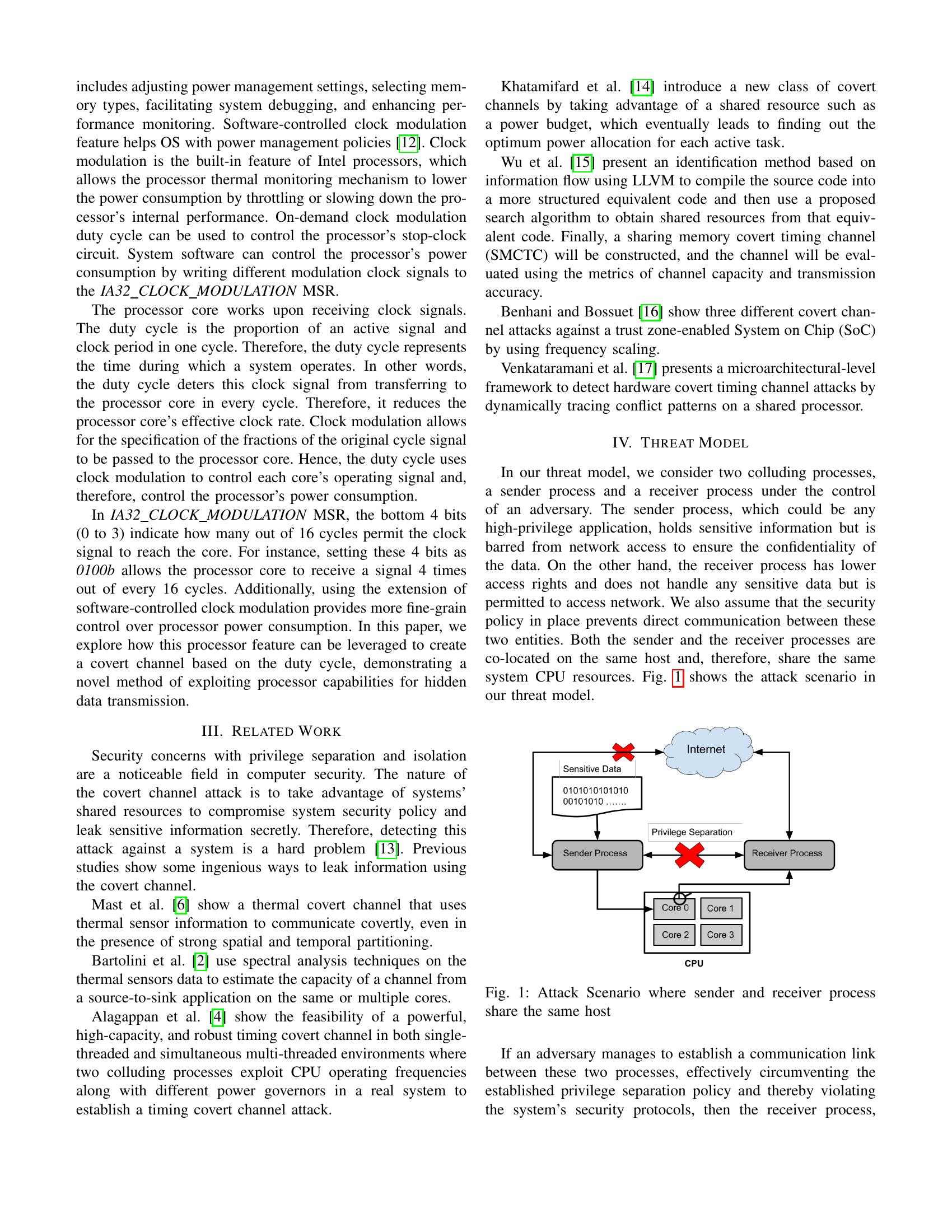 Exploiting CPU Clock Modulation for Covert Communication Channel - 智源社区论文