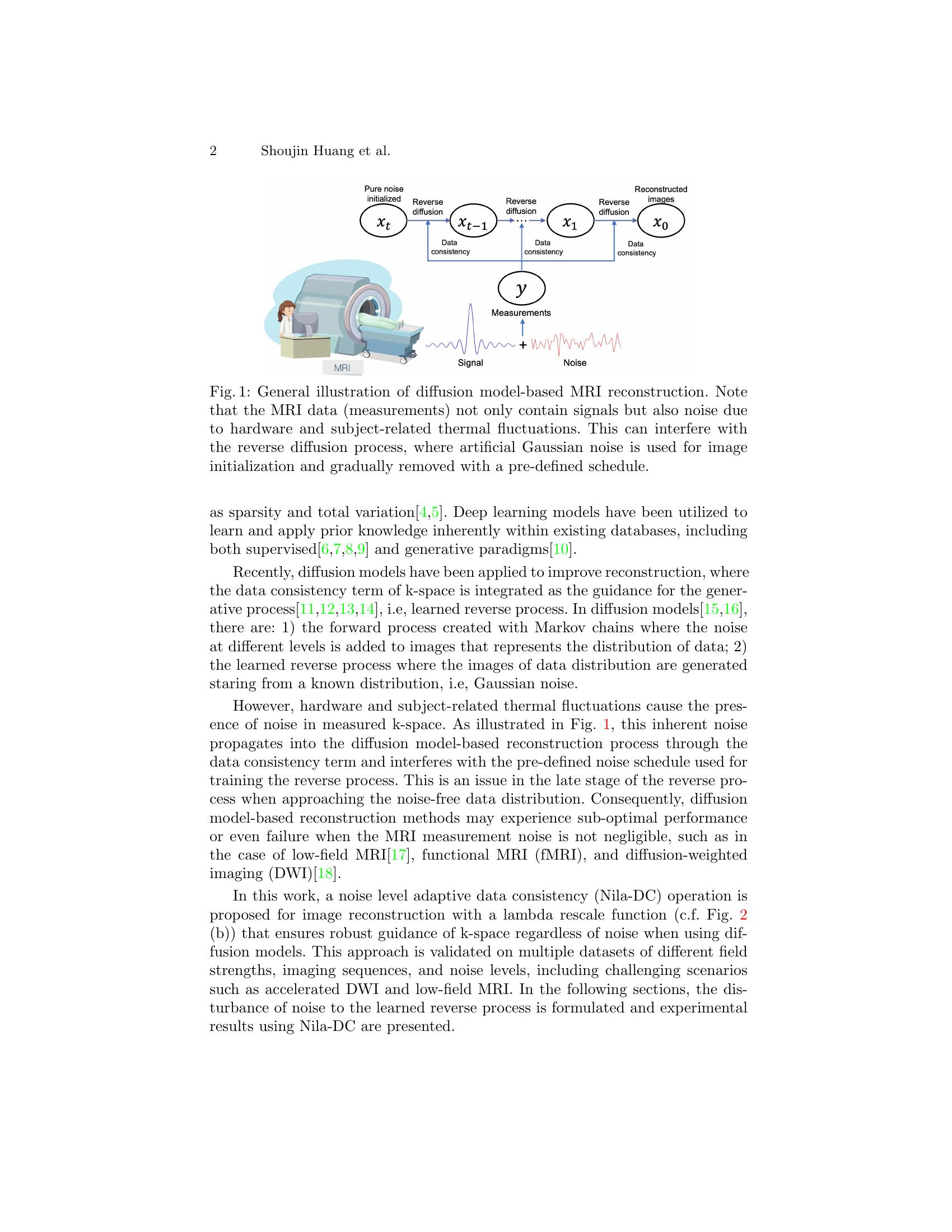 Noise Level Adaptive Diffusion Model for Robust Reconstruction of ...