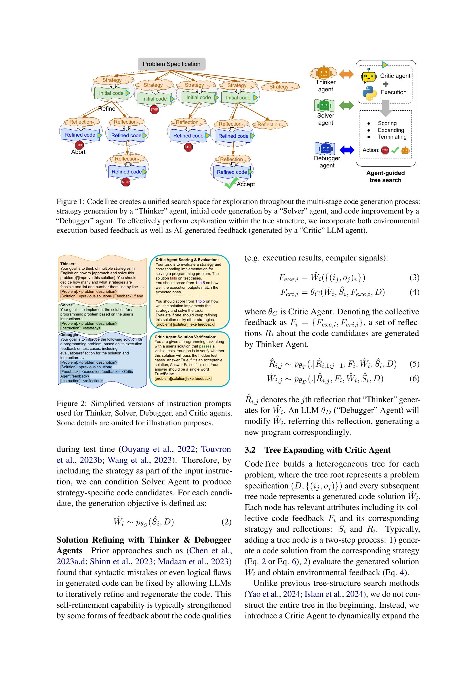 CodeTree: Agent-guided Tree Search for Code Generation with Large Language Models - 智源社区论文