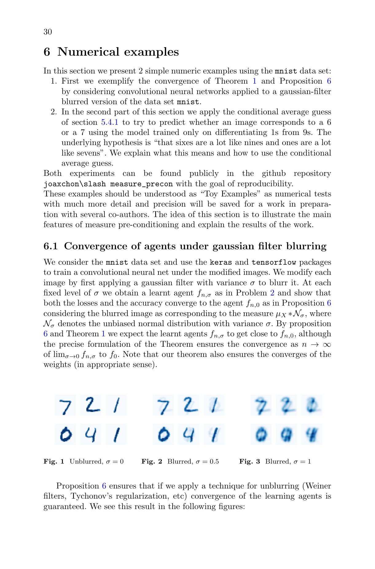 On the impact of measure pre-conditionings on general parametric ML ...